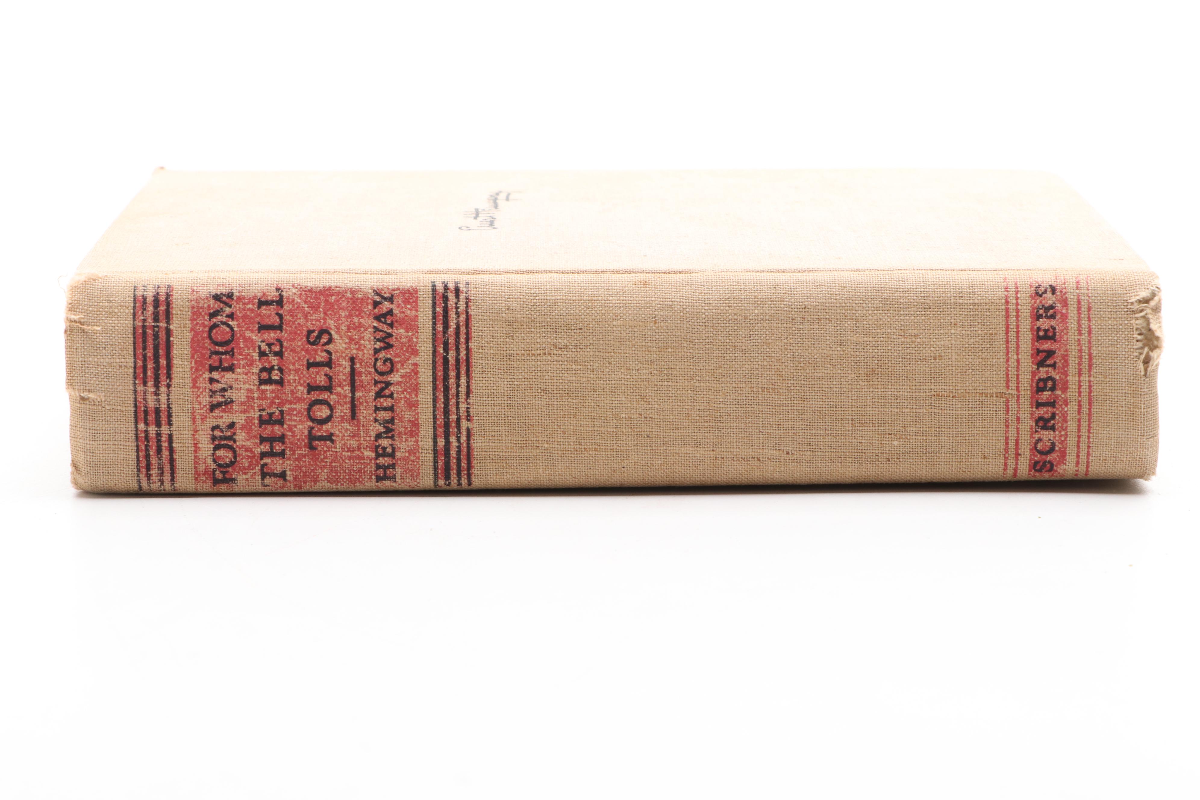 First Edition "For Whom the Bell Tolls" by Ernest Hemingway, 1940 | EBTH