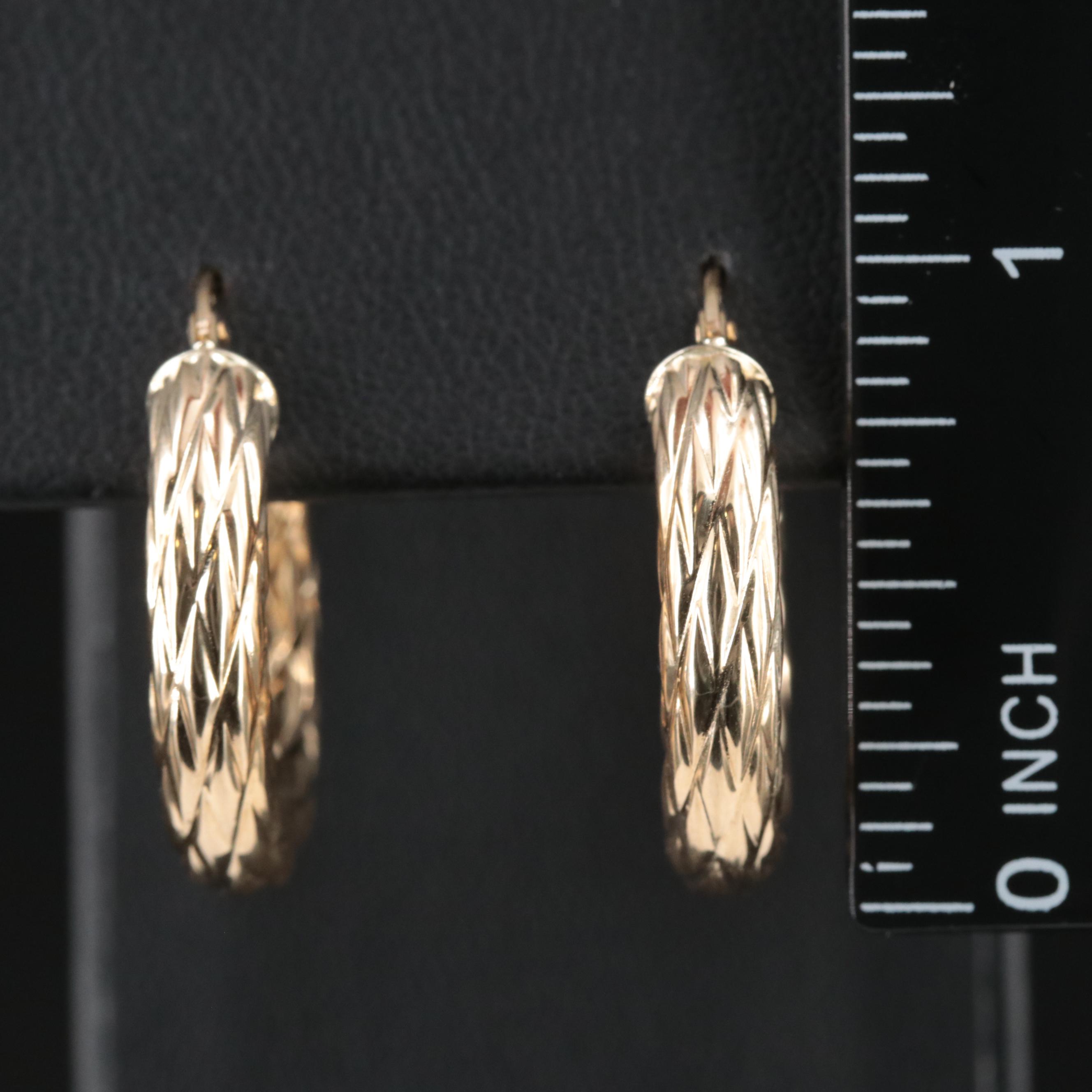 18K Hoop Earrings | EBTH