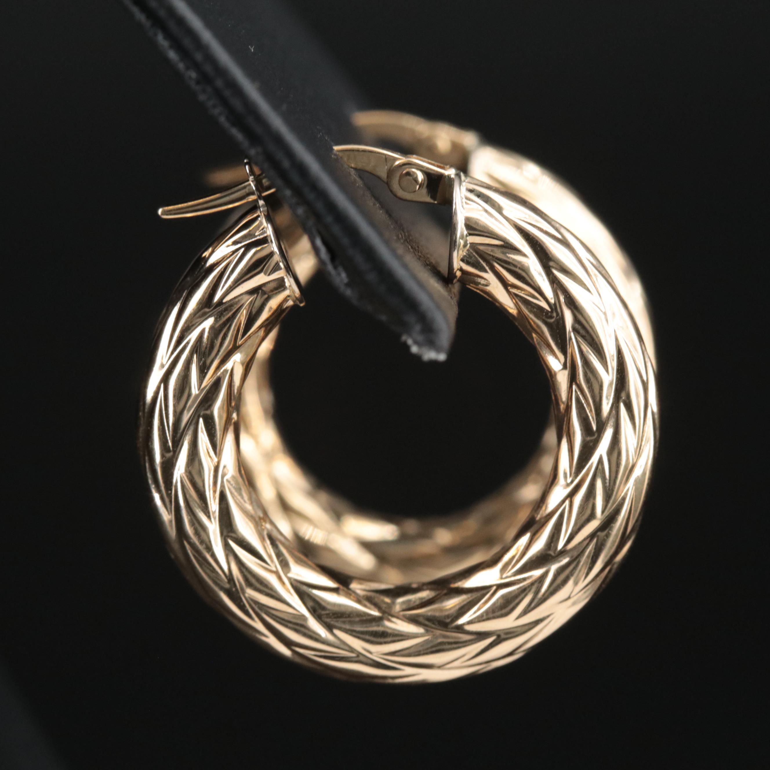 18K Hoop Earrings | EBTH