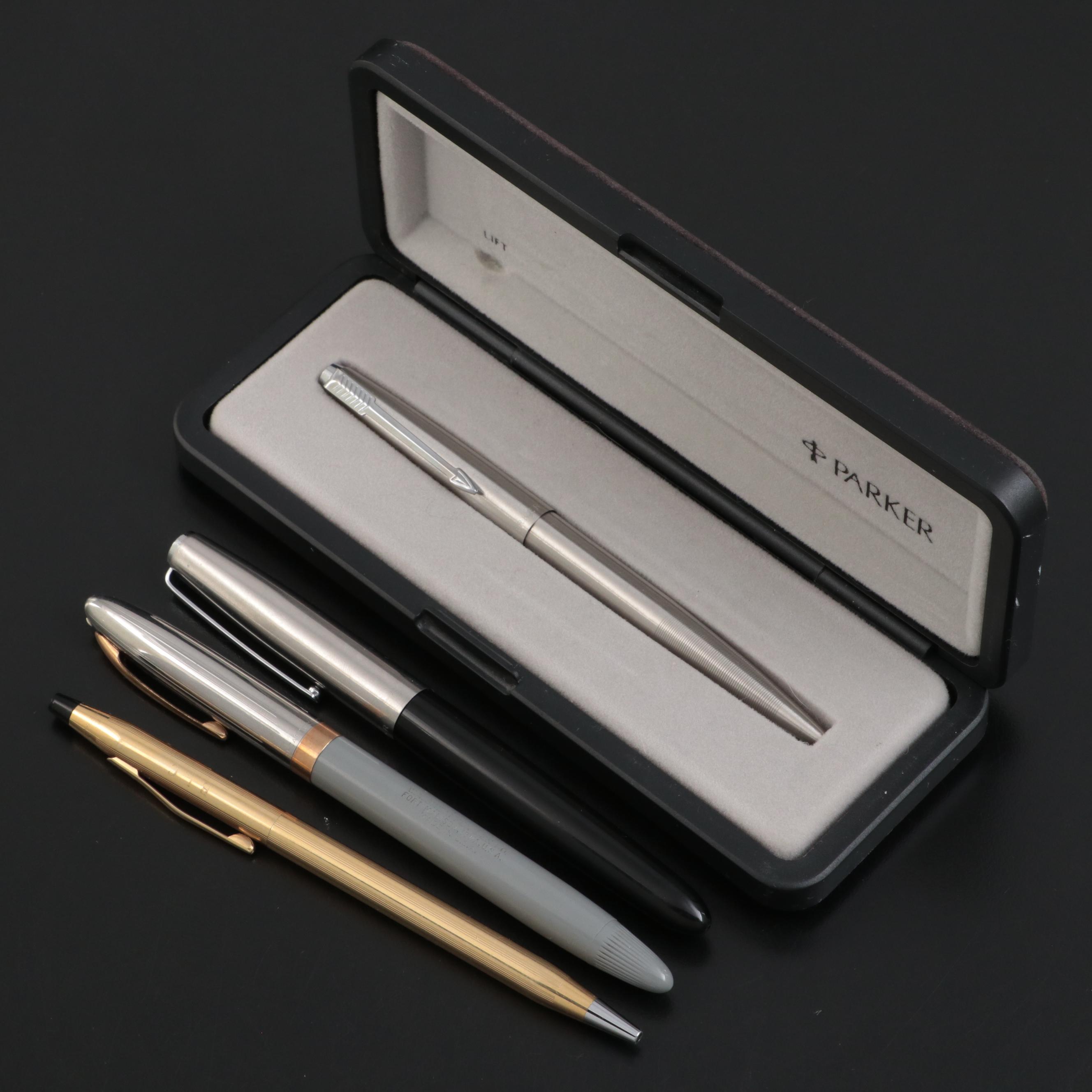 Sheaffer Clipper Snorkel Fountain Pen with Other Ballpoint and Fountain ...