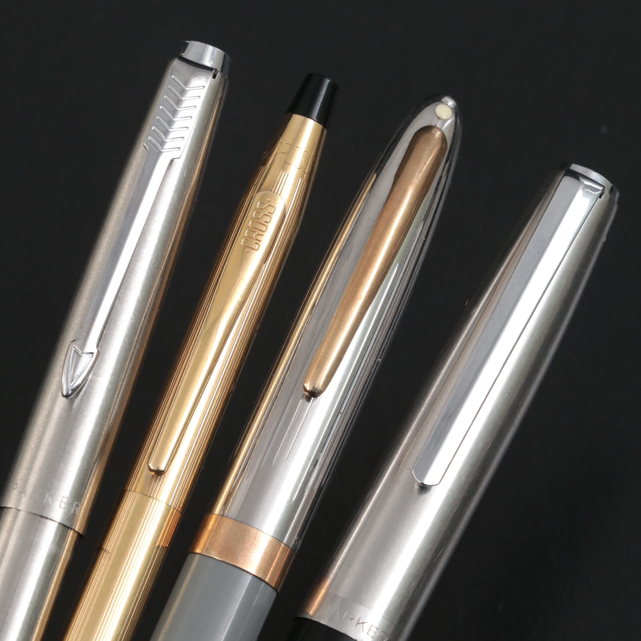 Sheaffer Clipper Snorkel Fountain Pen with Other Ballpoint and Fountain ...