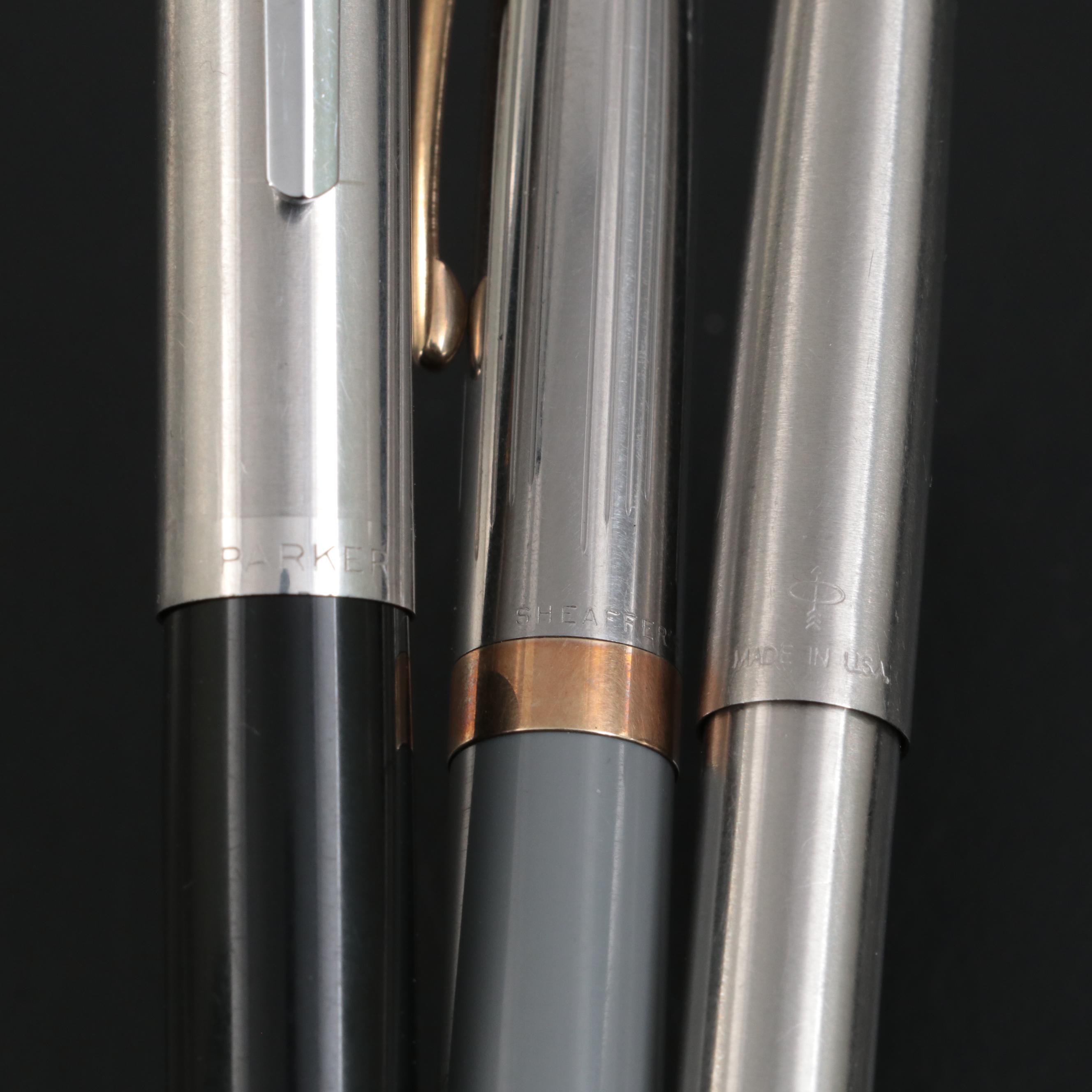 Sheaffer Clipper Snorkel Fountain Pen with Other Ballpoint and Fountain ...