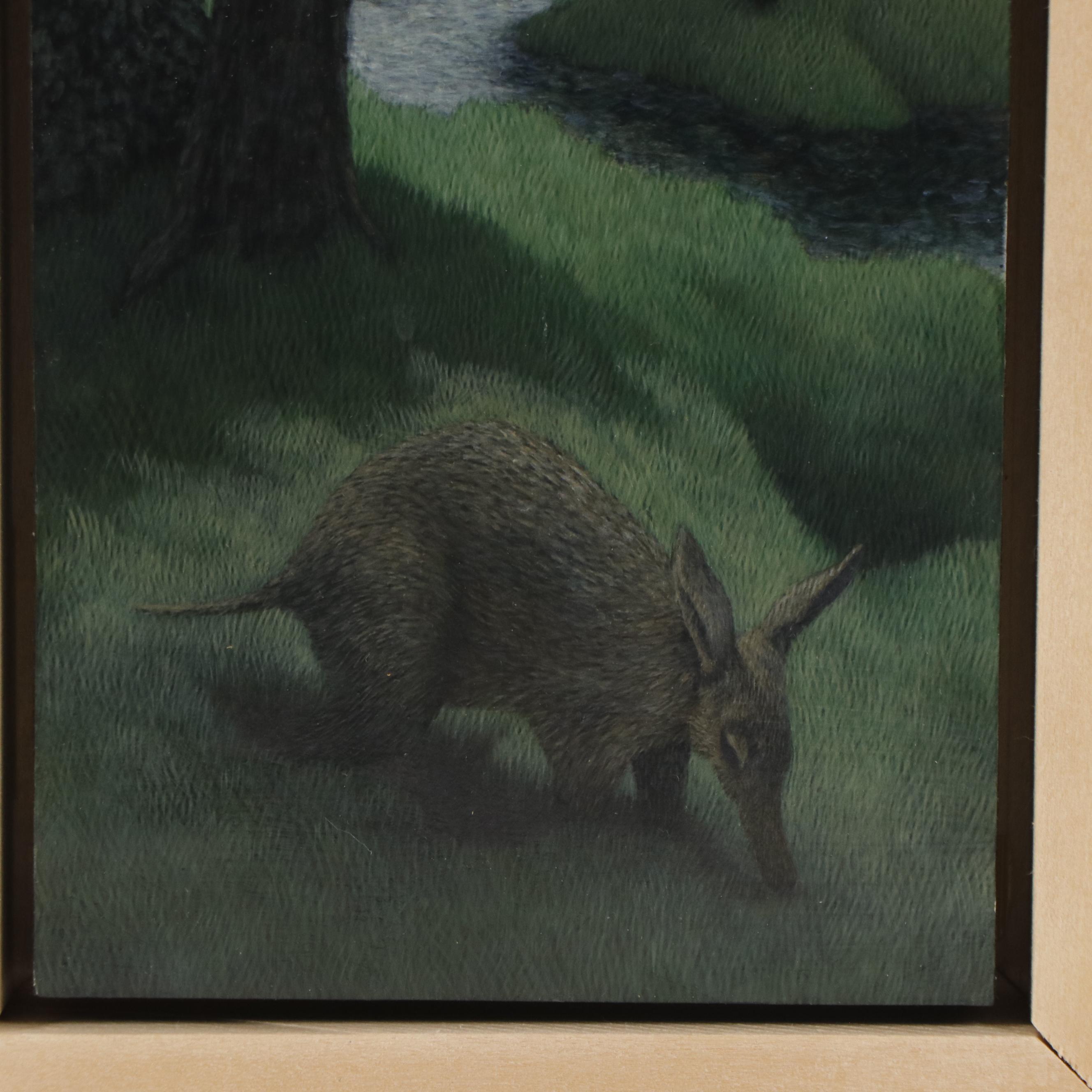 Nora Sturges Mixed Media Painting "Aardvark Excavating," 1999 | EBTH