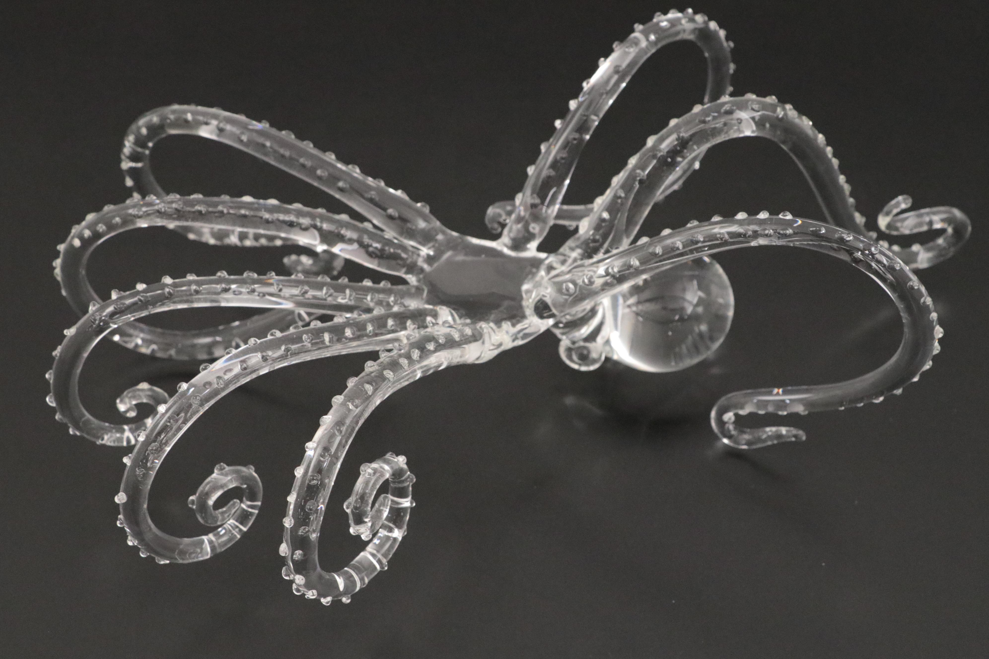 Clear Crystal Octopus Figurine | EBTH