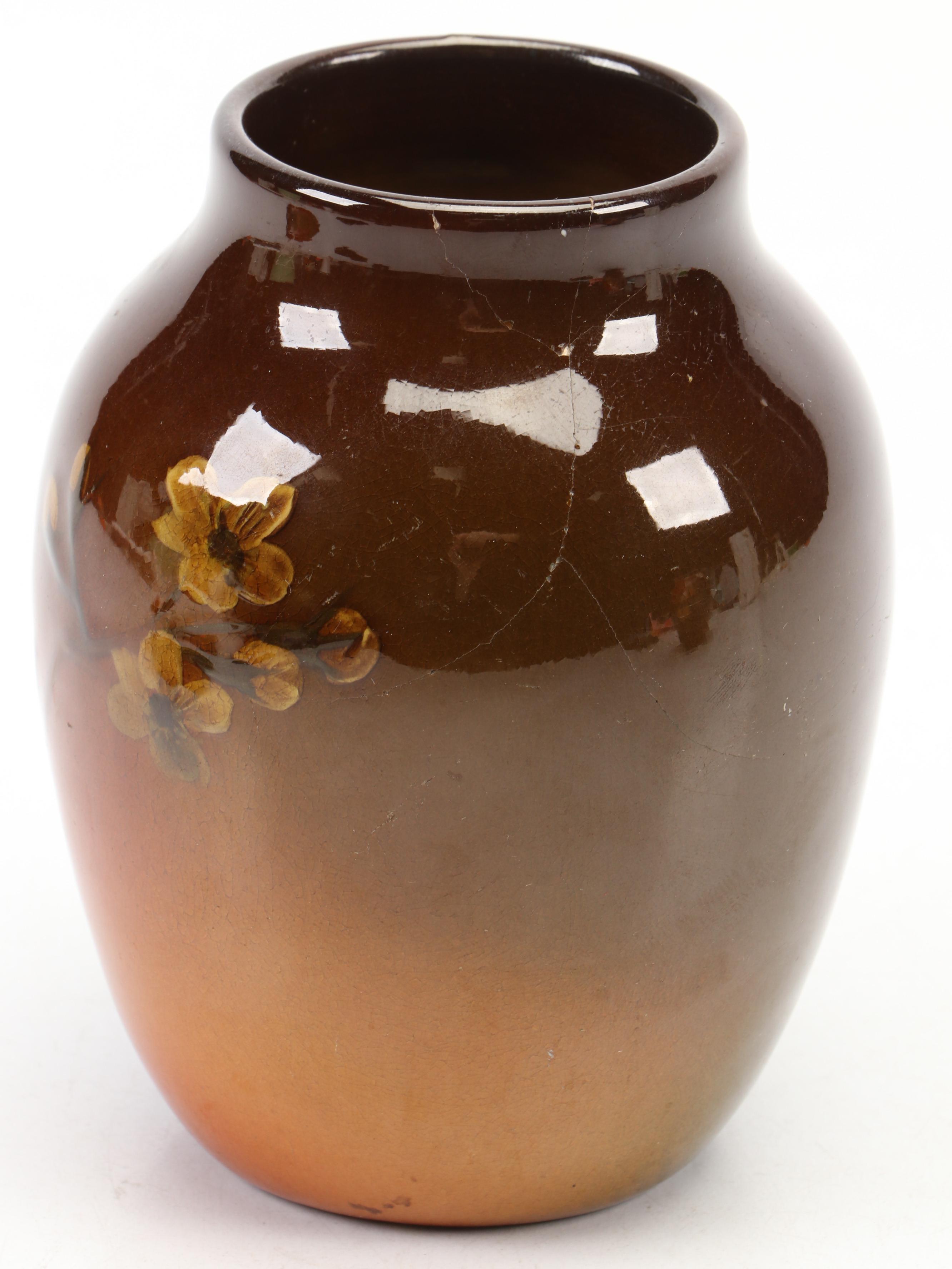 Carolyn Francis Steinle for Rookwood Pottery Standard Glaze Tray and ...