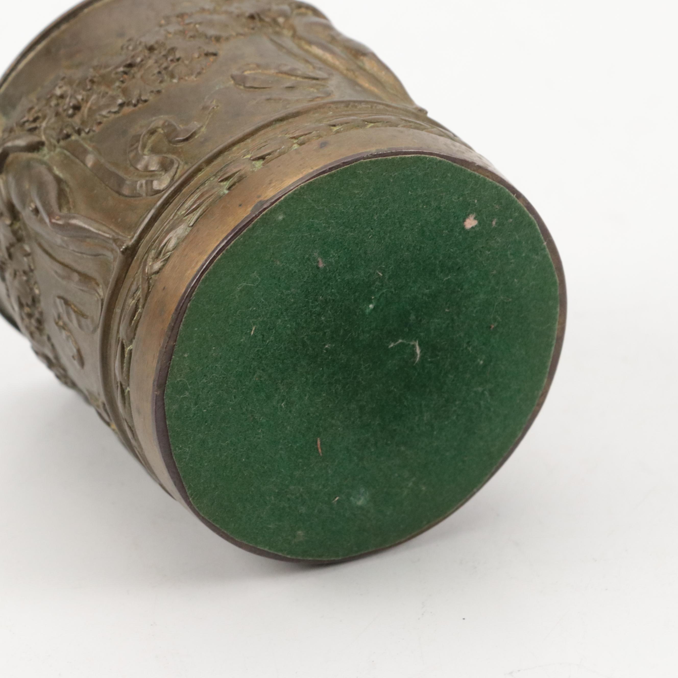 Victorian Style Spun Brass and Repousse Tobacco Jar, 19th Century | EBTH