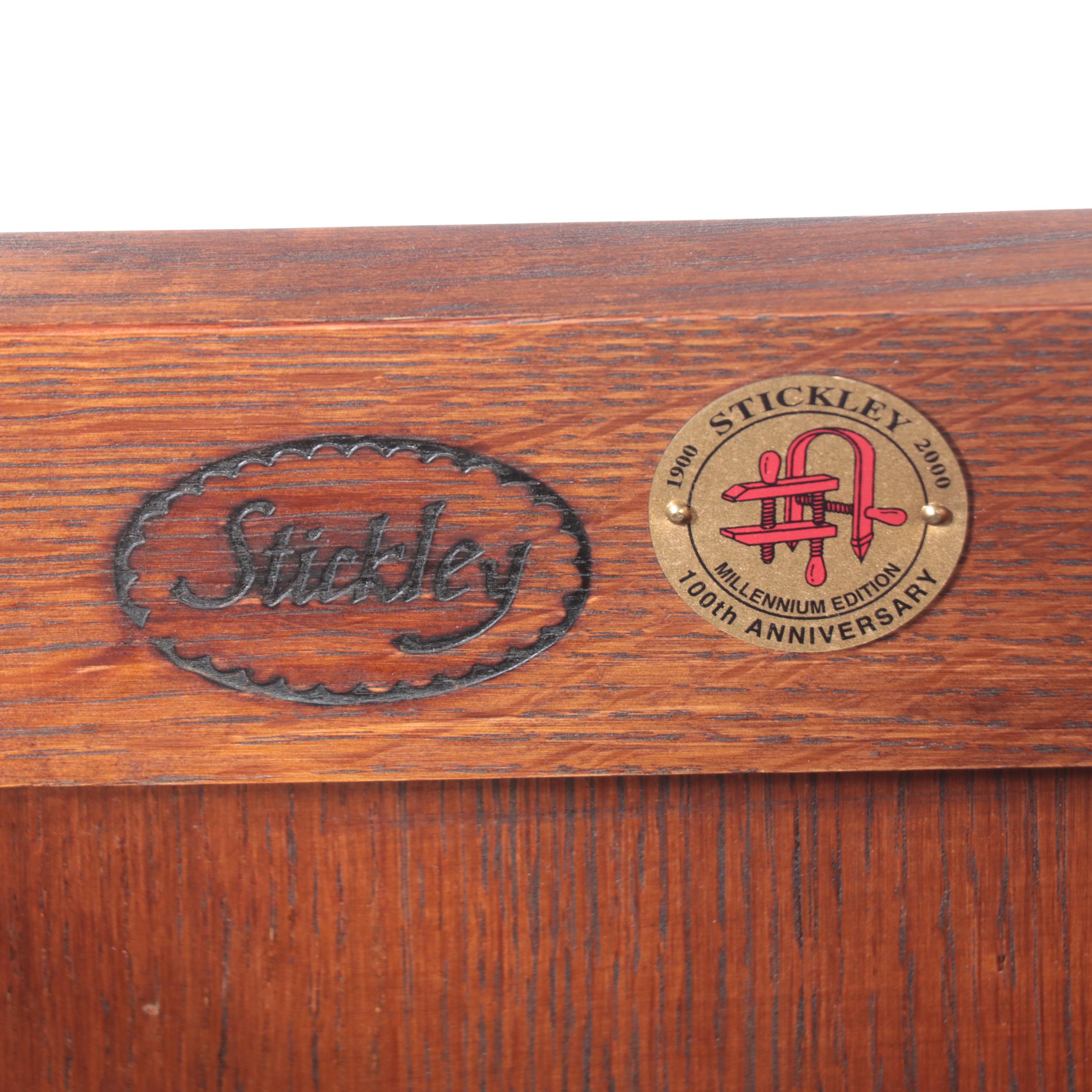 Stickley Arts and Crafts Oak and Inlaid Trunk | EBTH