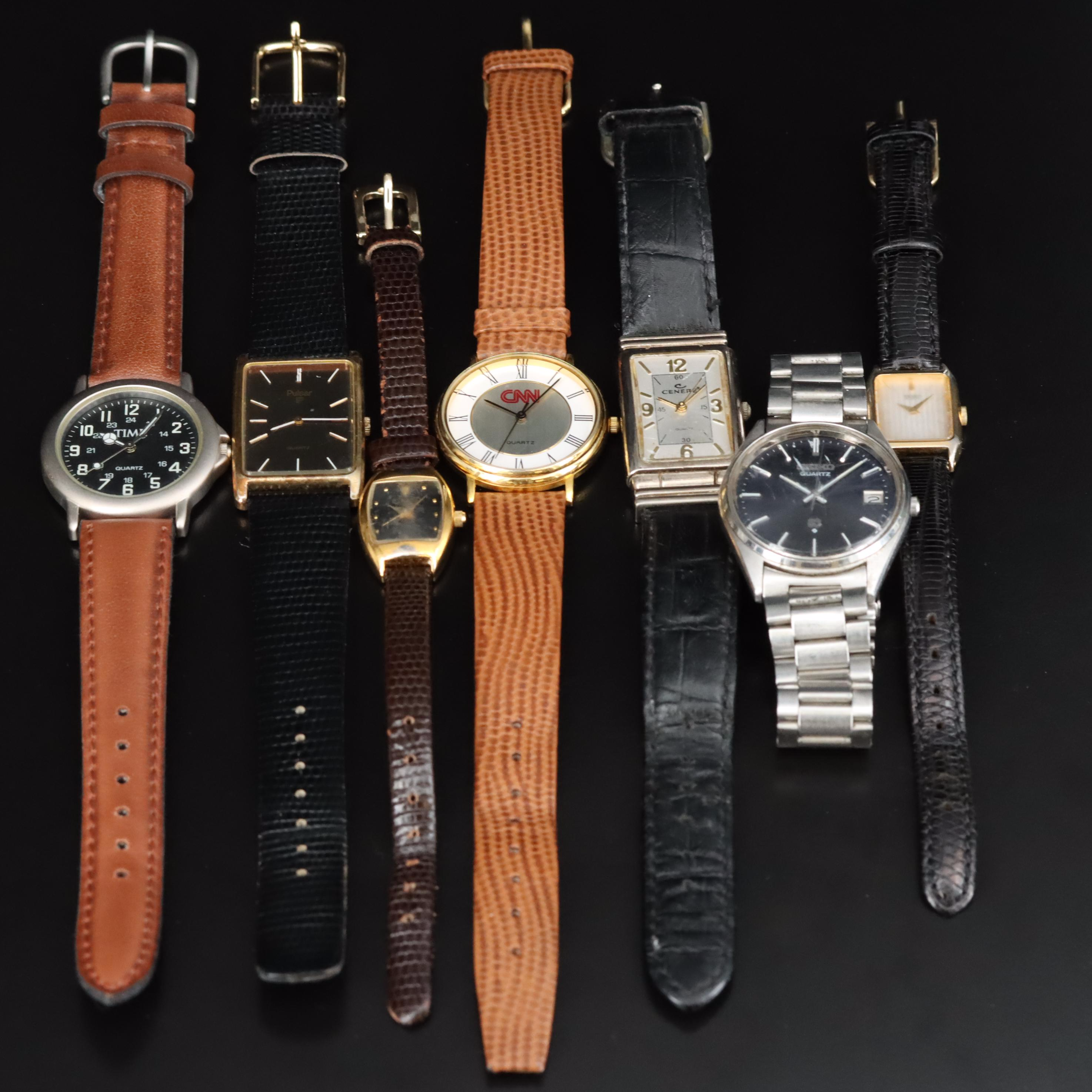 Collection of Seven Quartz Wristwatches | EBTH