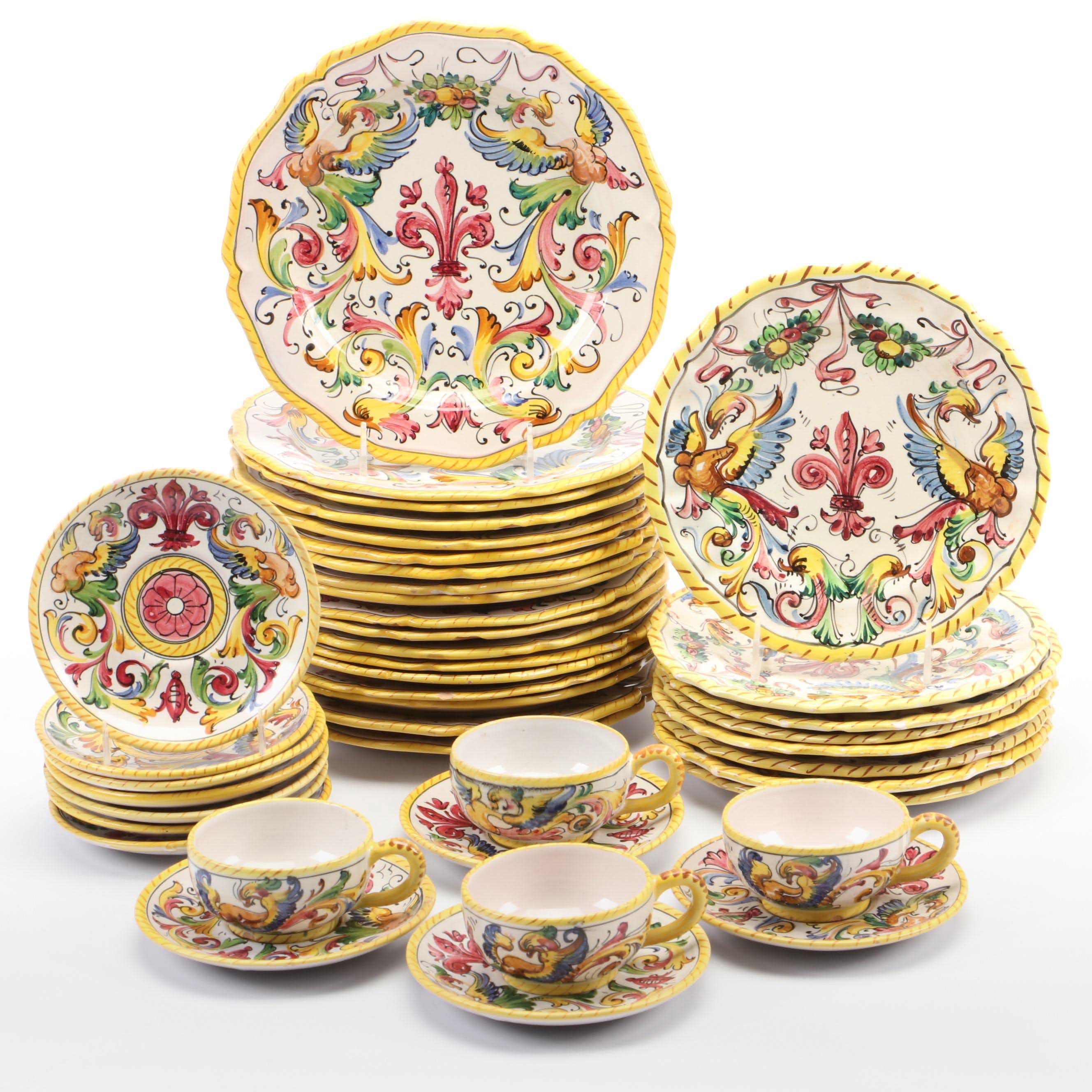 Italian Deruta Faience Tableware | EBTH