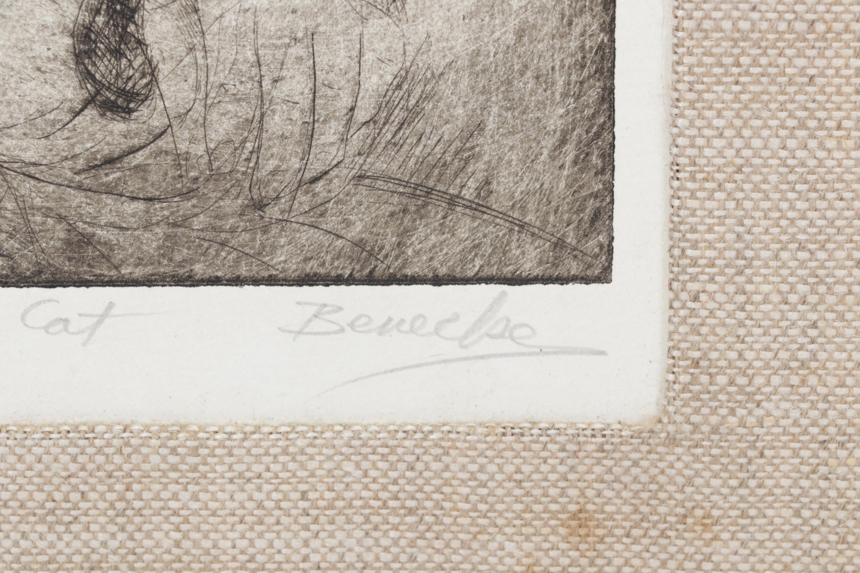 William Benecke Portrait Etching With Offset Lithograph After Albrecht ...