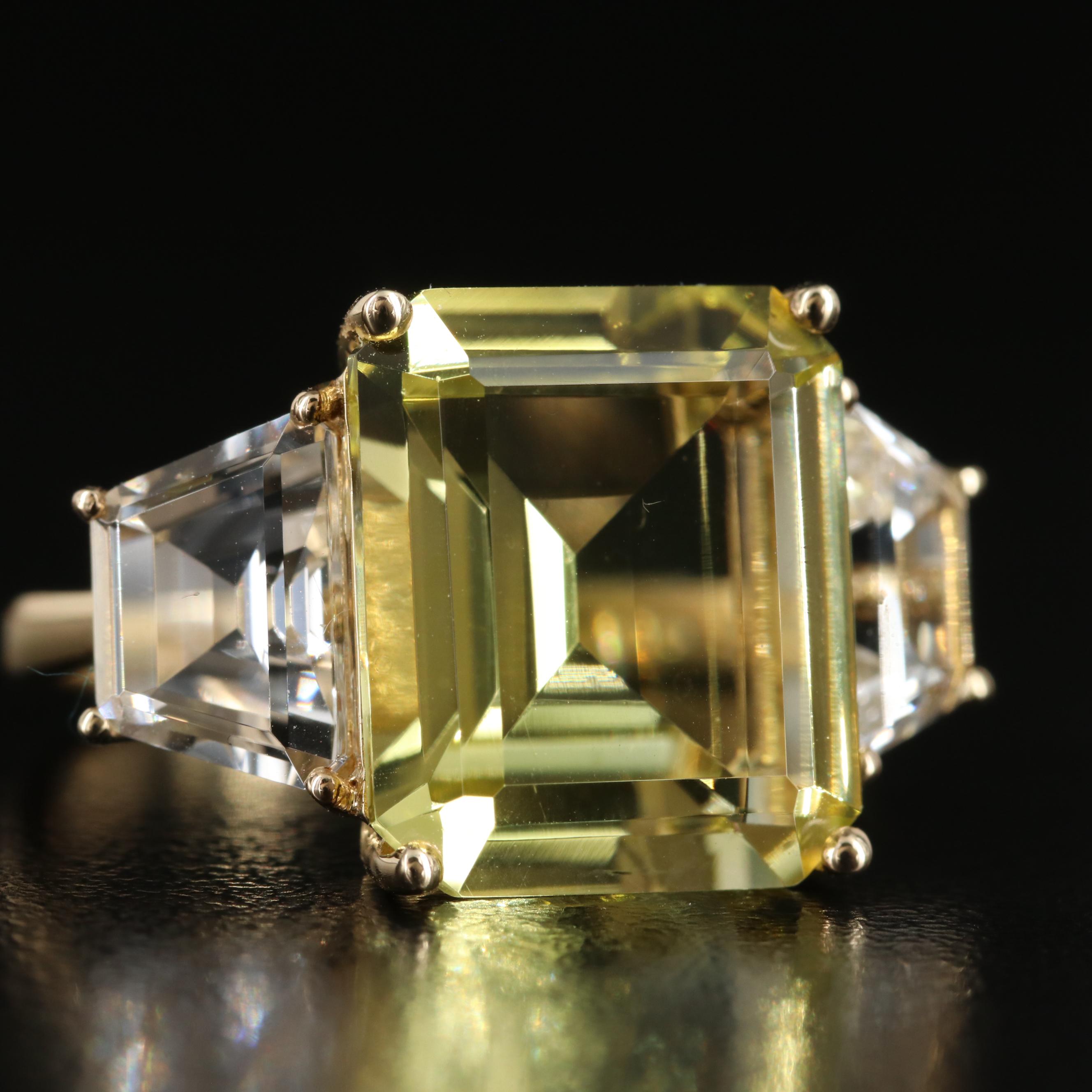 EFFY 14K Citrine and White Topaz Ring | Everything But The House