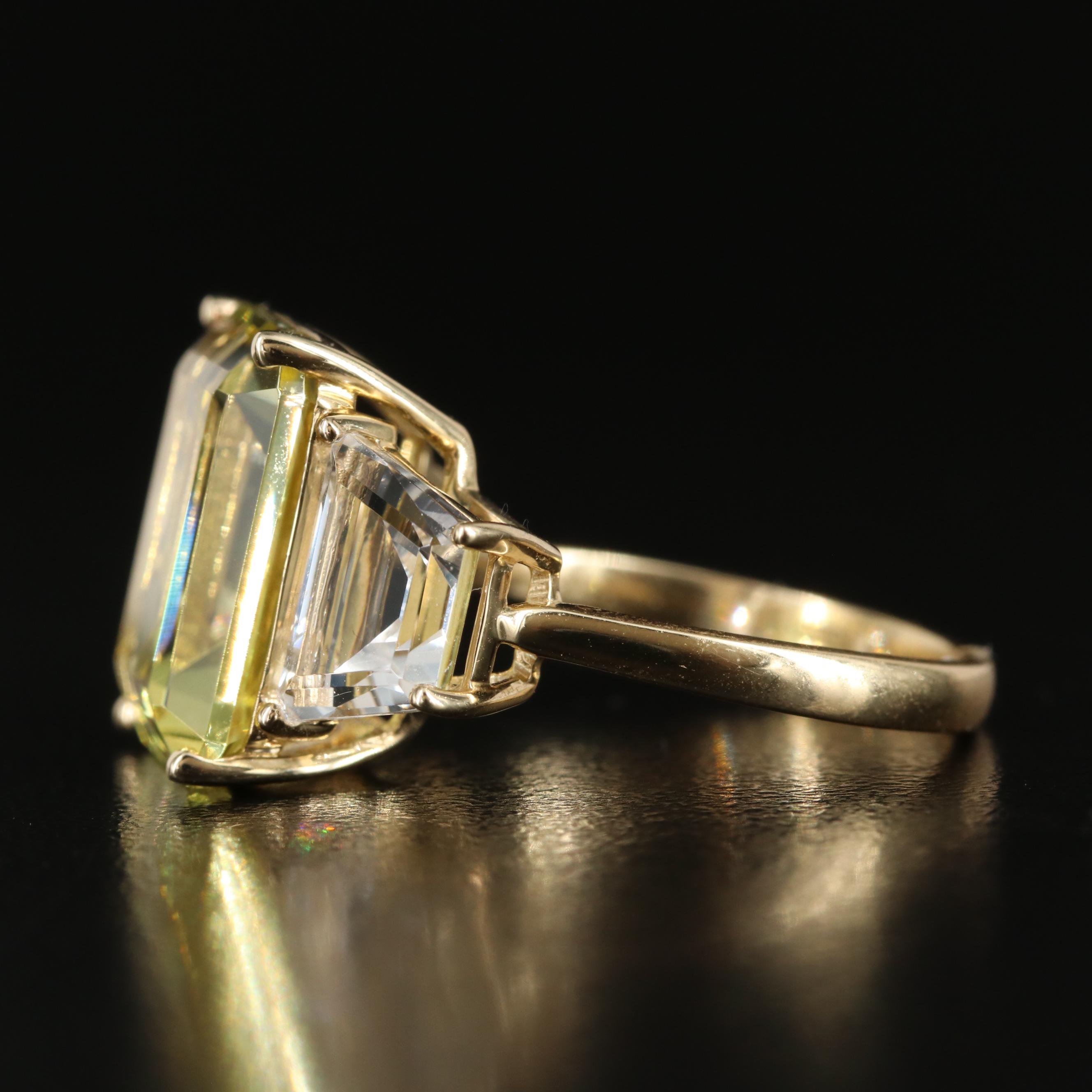 EFFY 14K Citrine and White Topaz Ring | Everything But The House