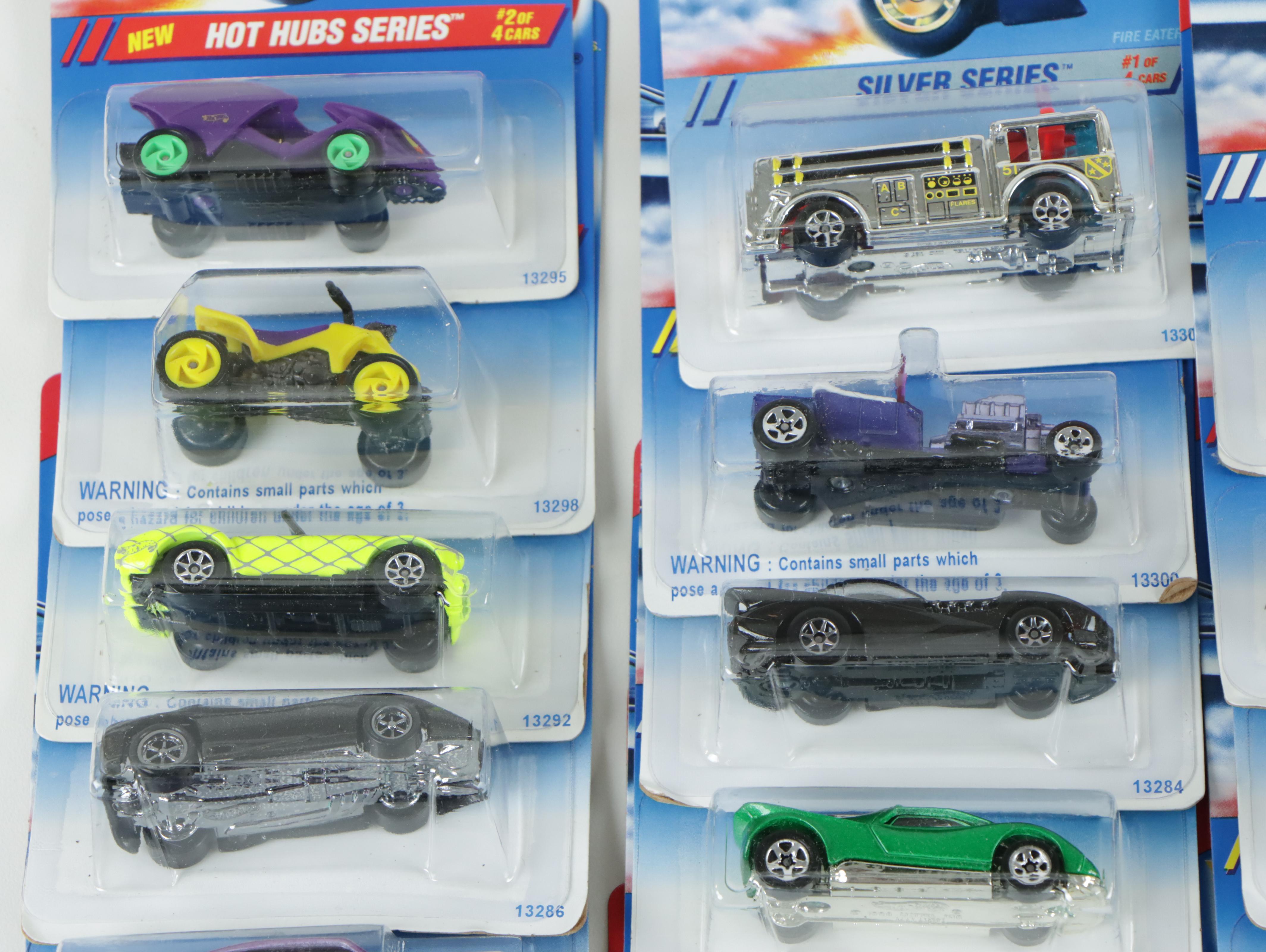 Hot Wheels Silver Series, Hot Hub Series, Krackle Car Series, and More ...