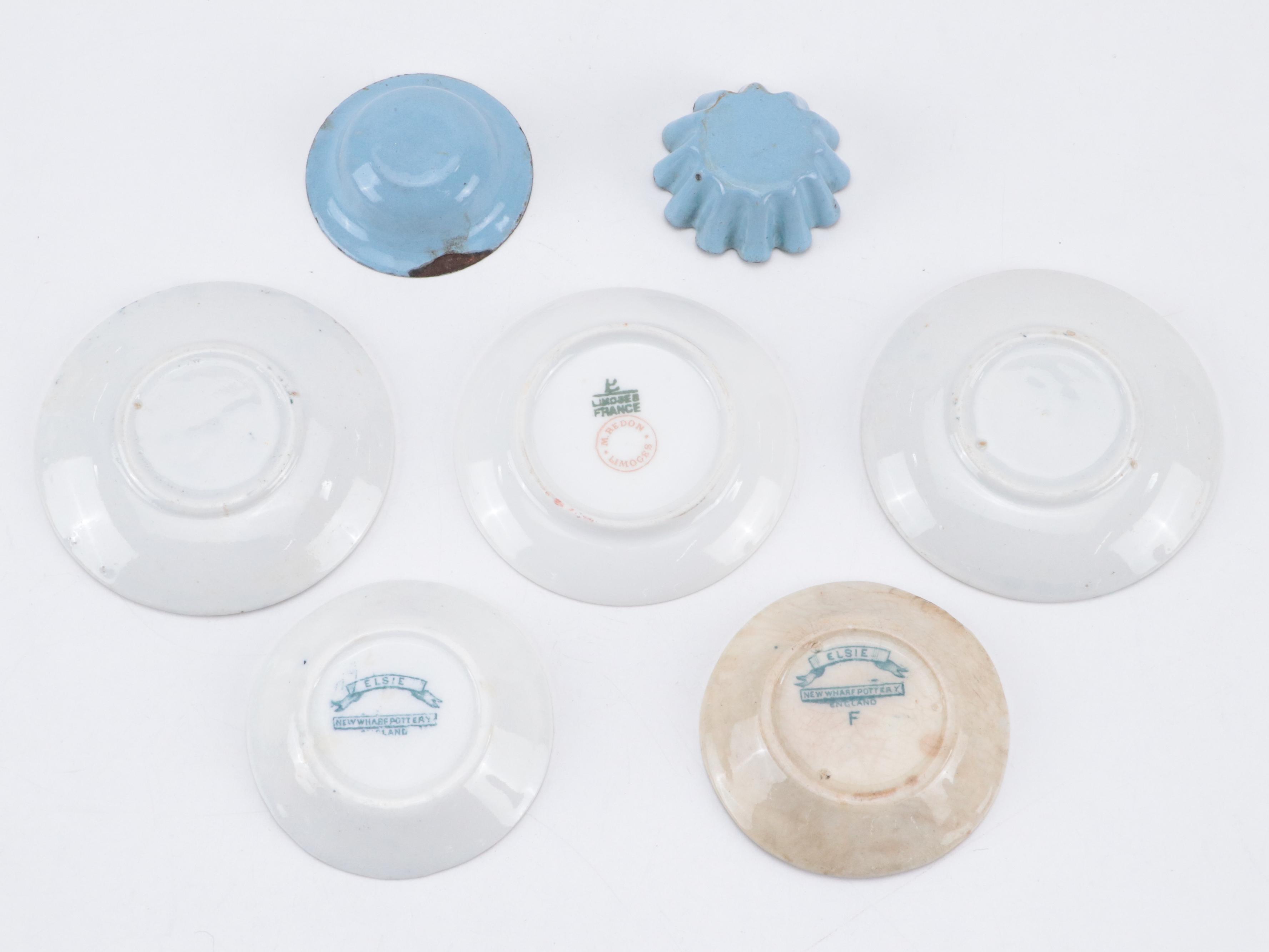 New Wharf Pottery "Elise" Butter Pats and Other Tableware and ...