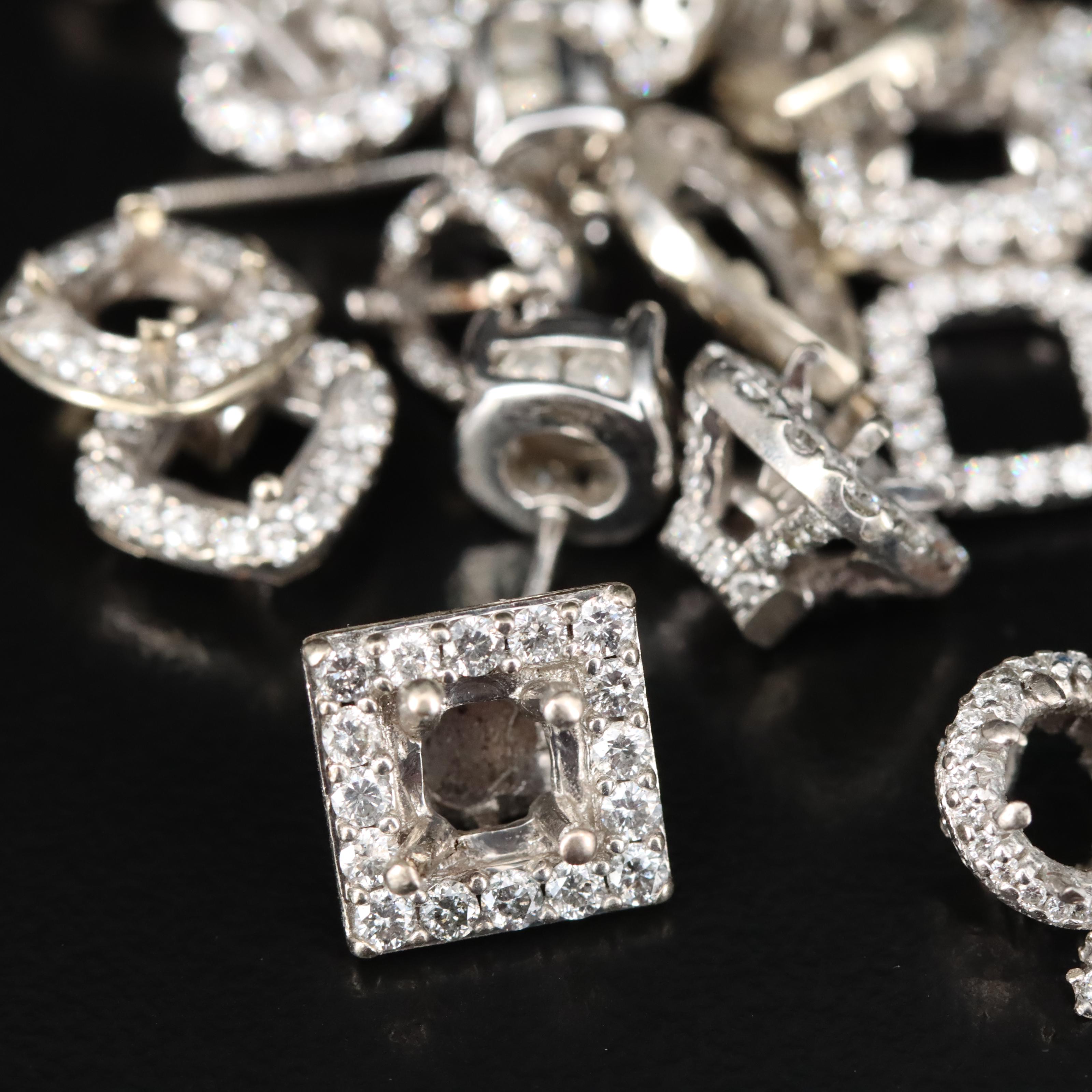 14K, 18K and Platinum 5.05 CTW Diamond Scrap Lot | EBTH