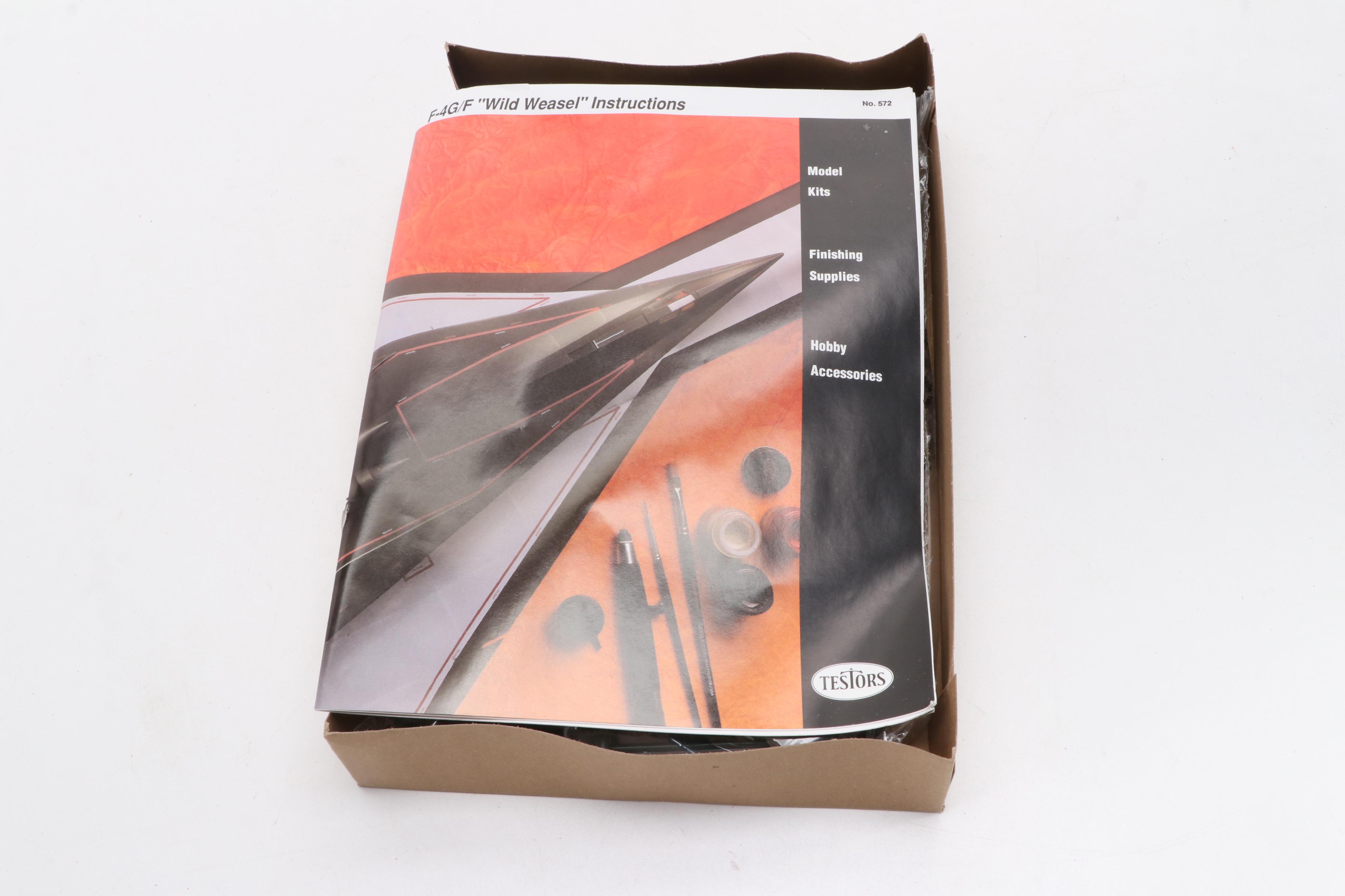 Testors "F-4G/ F Phantom II Wild Weasel" and Other Airplane Model Kits ...