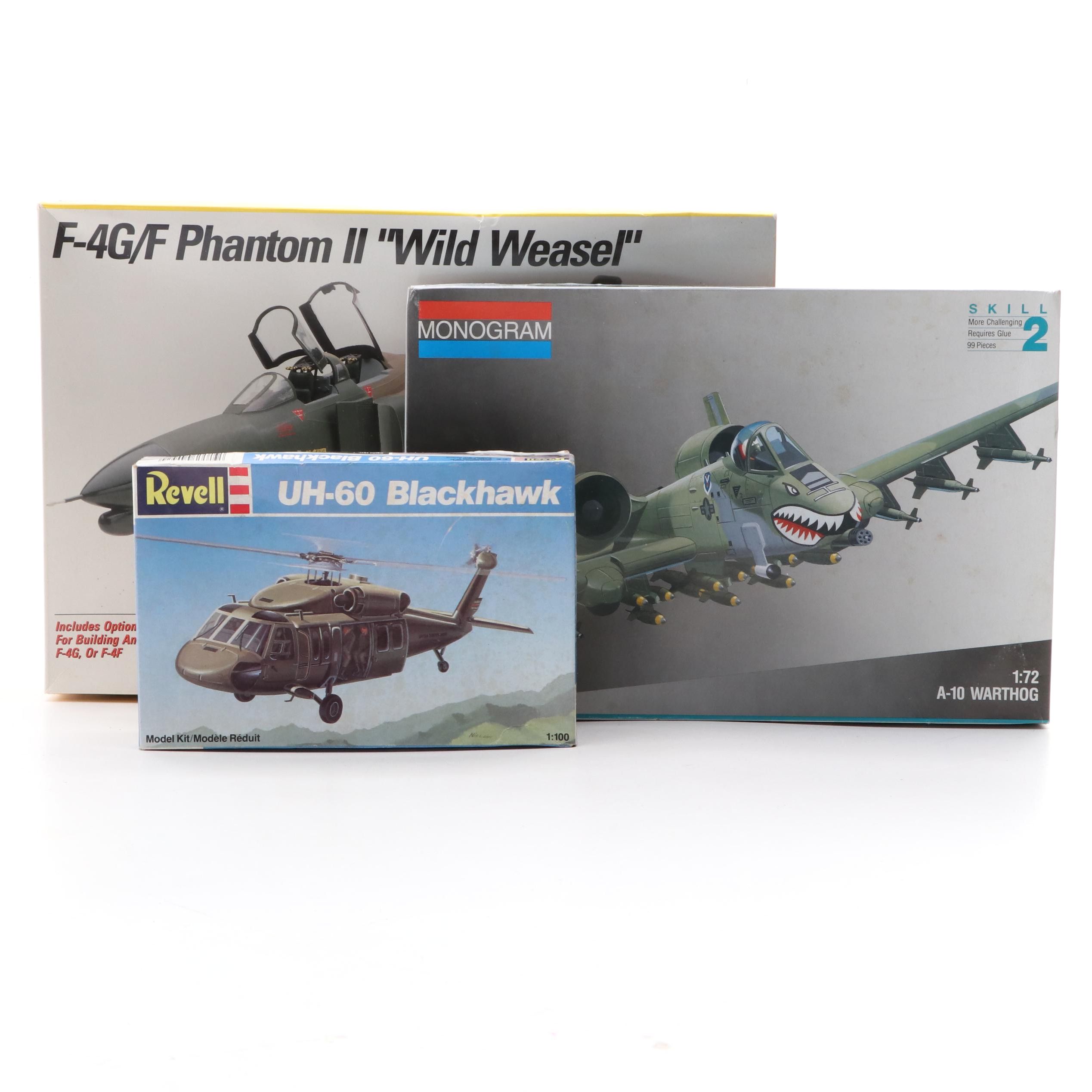 Testors "F-4G/ F Phantom II Wild Weasel" and Other Airplane Model Kits ...