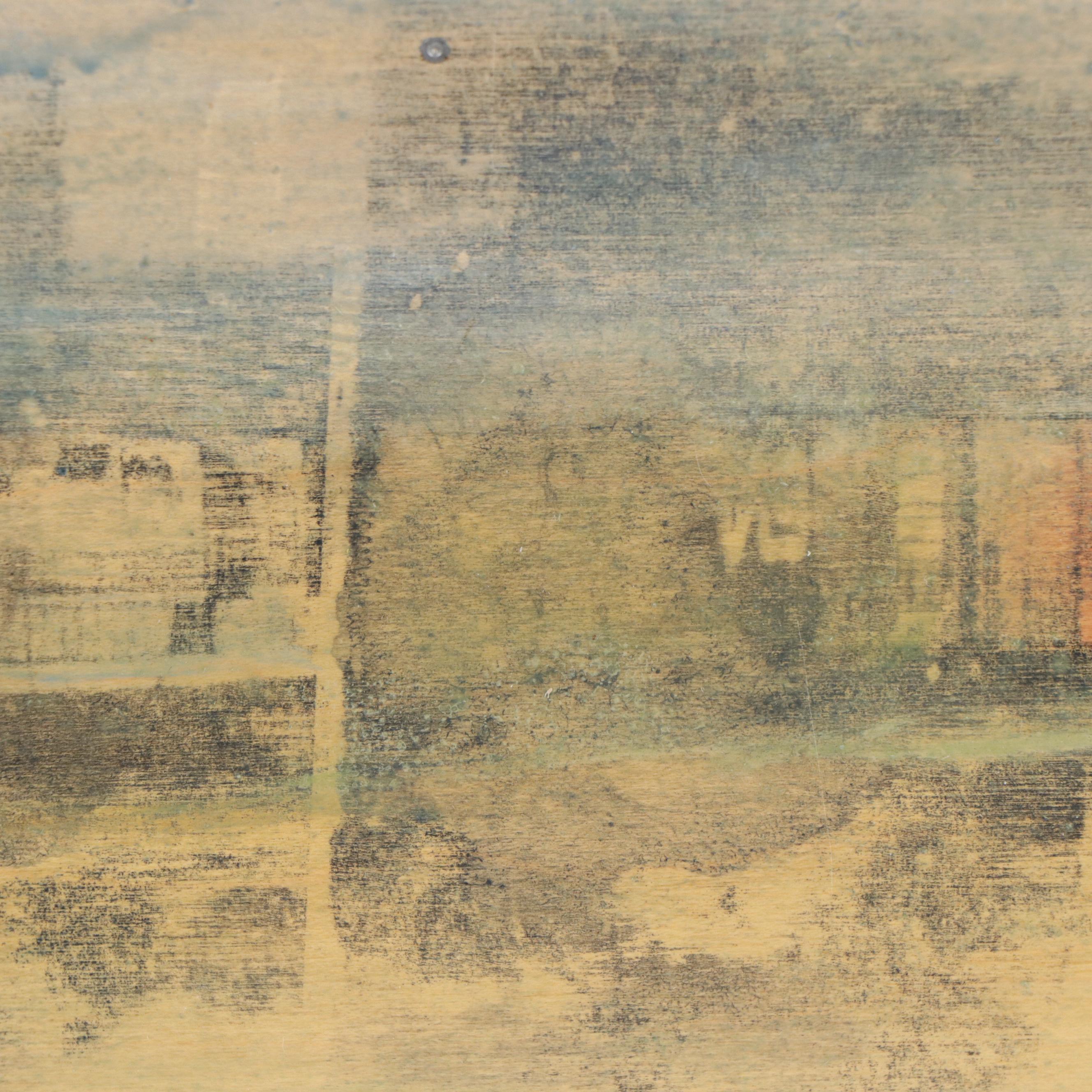 Chad Shepherd Mixed Media Painting "Transferred Train," 2003 | EBTH