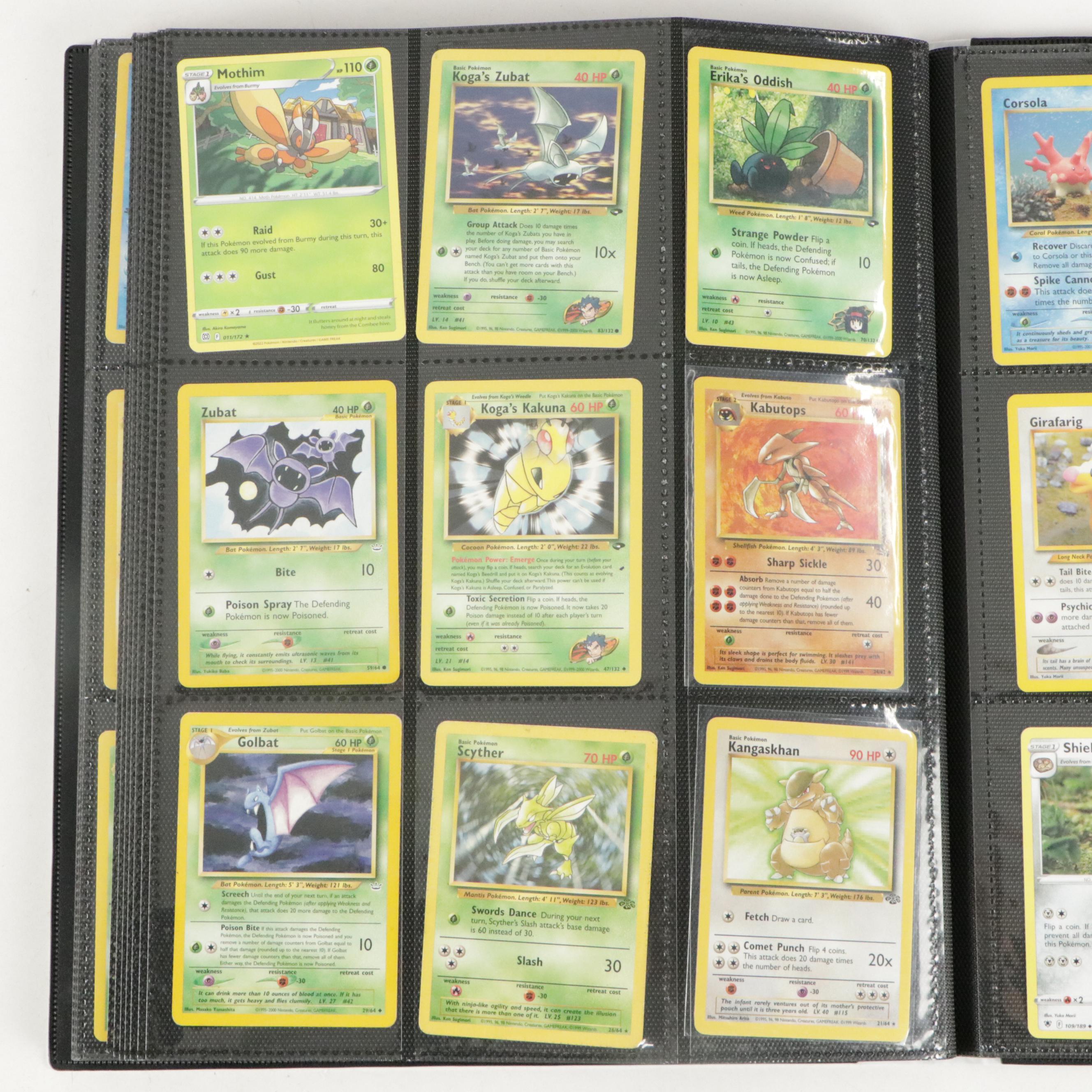 Pokémon Card Collection with Blastoise EX, Pikachu EX, and More, 1990s ...