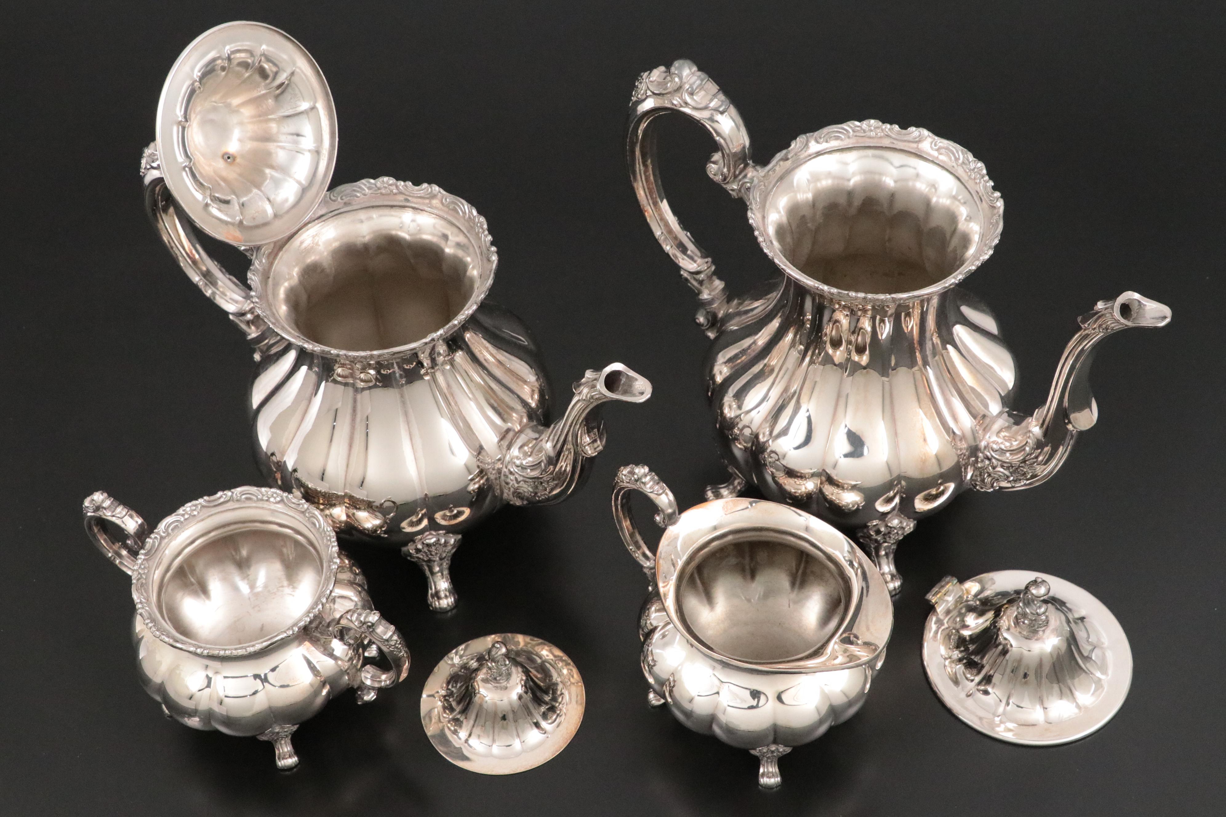 Community Silver Plate Tea and Coffee Service, Mid to Late 20th Century ...