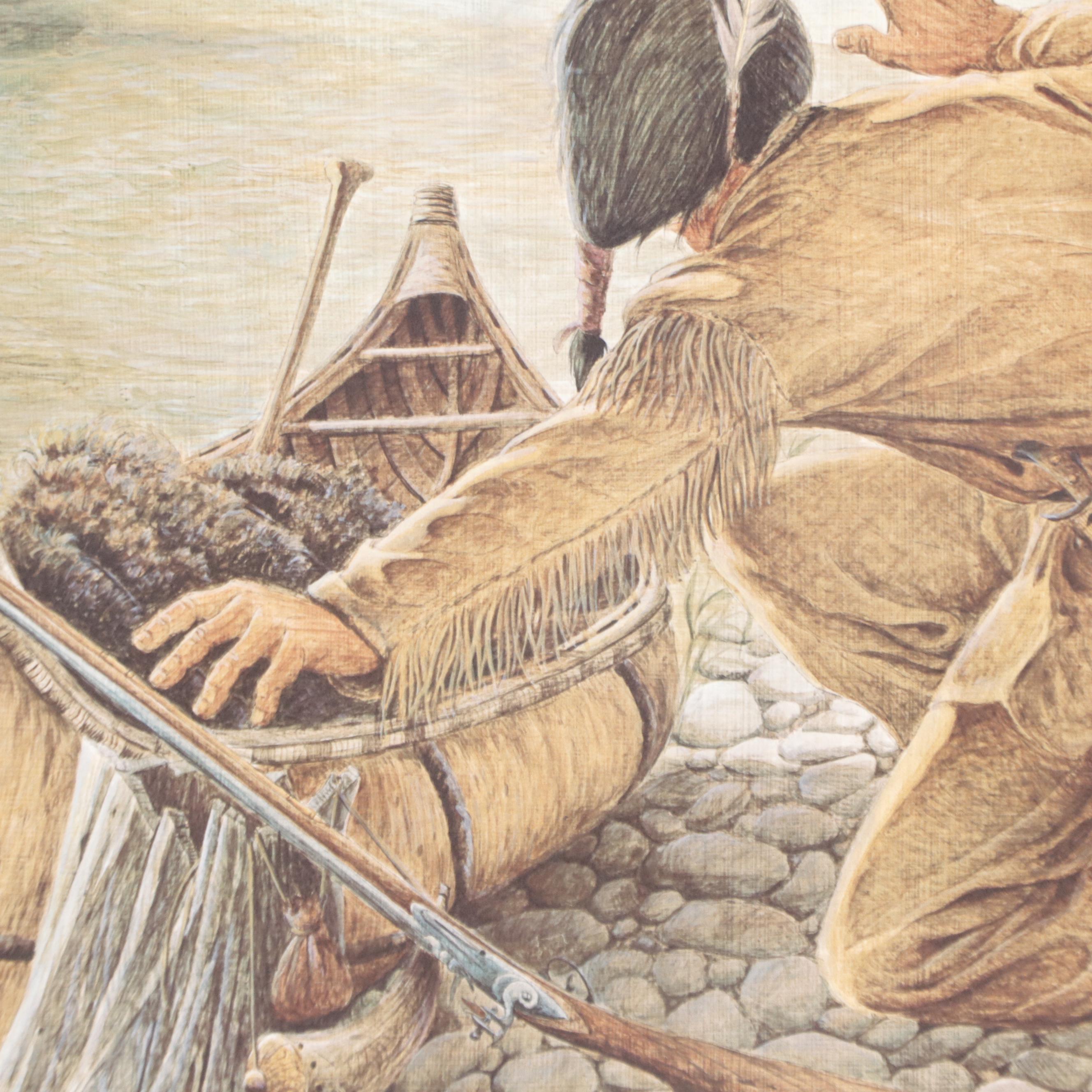 John Ruthven Artist Proof Offset Lithograph "Shawnee Indian" | EBTH