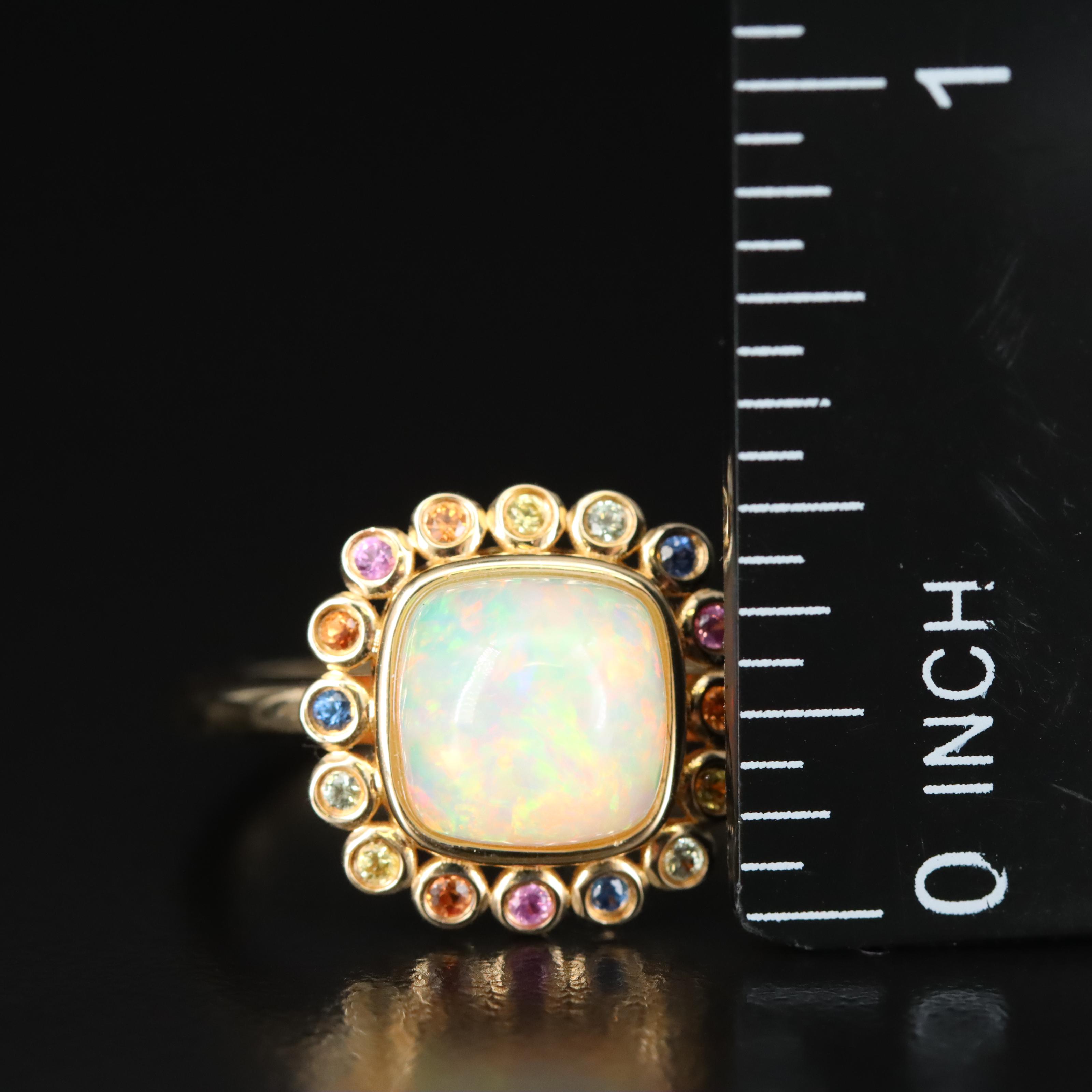 EFFY 14K Opal and Sapphire Ring | EBTH