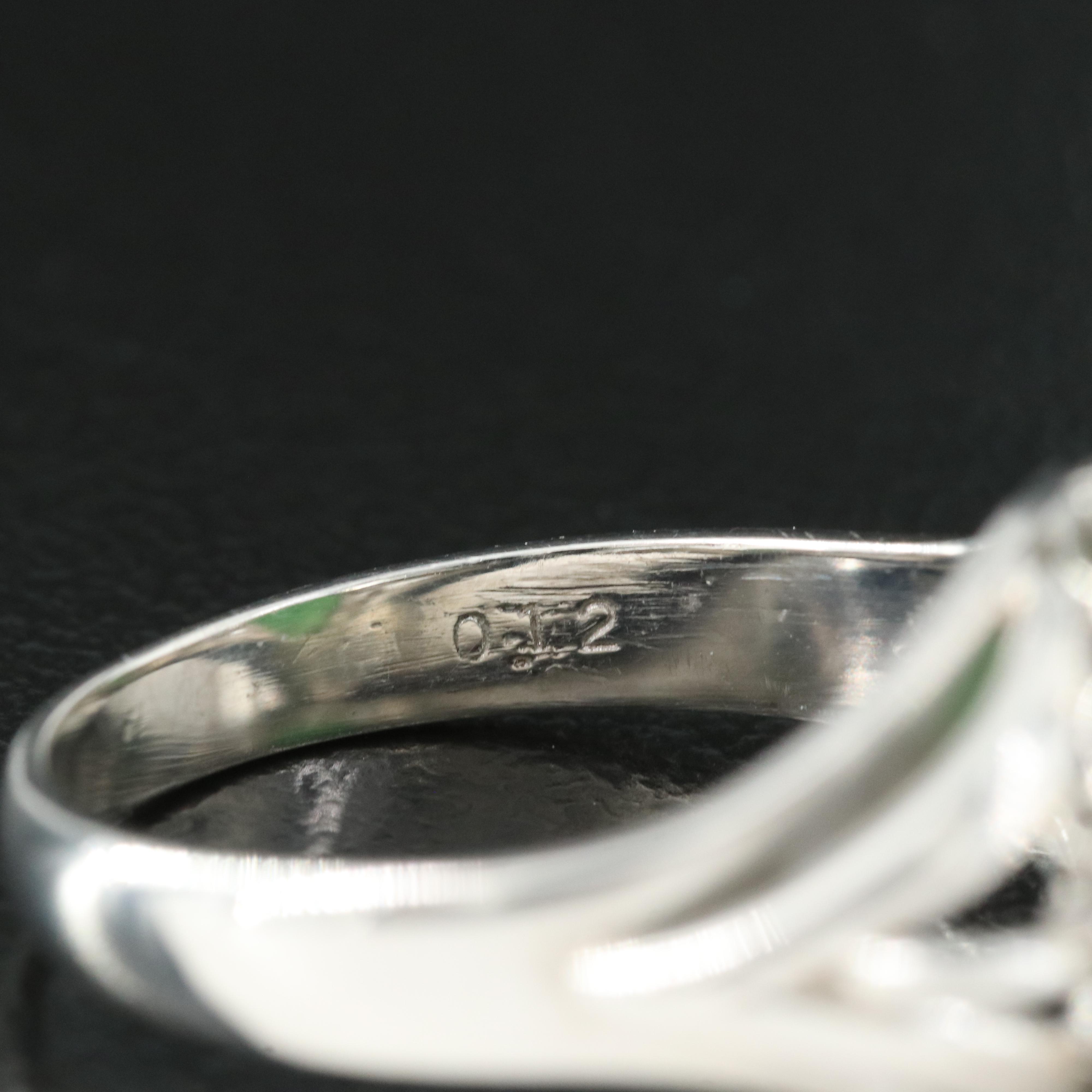 Platinum Jadeite and Diamond Ring | EBTH