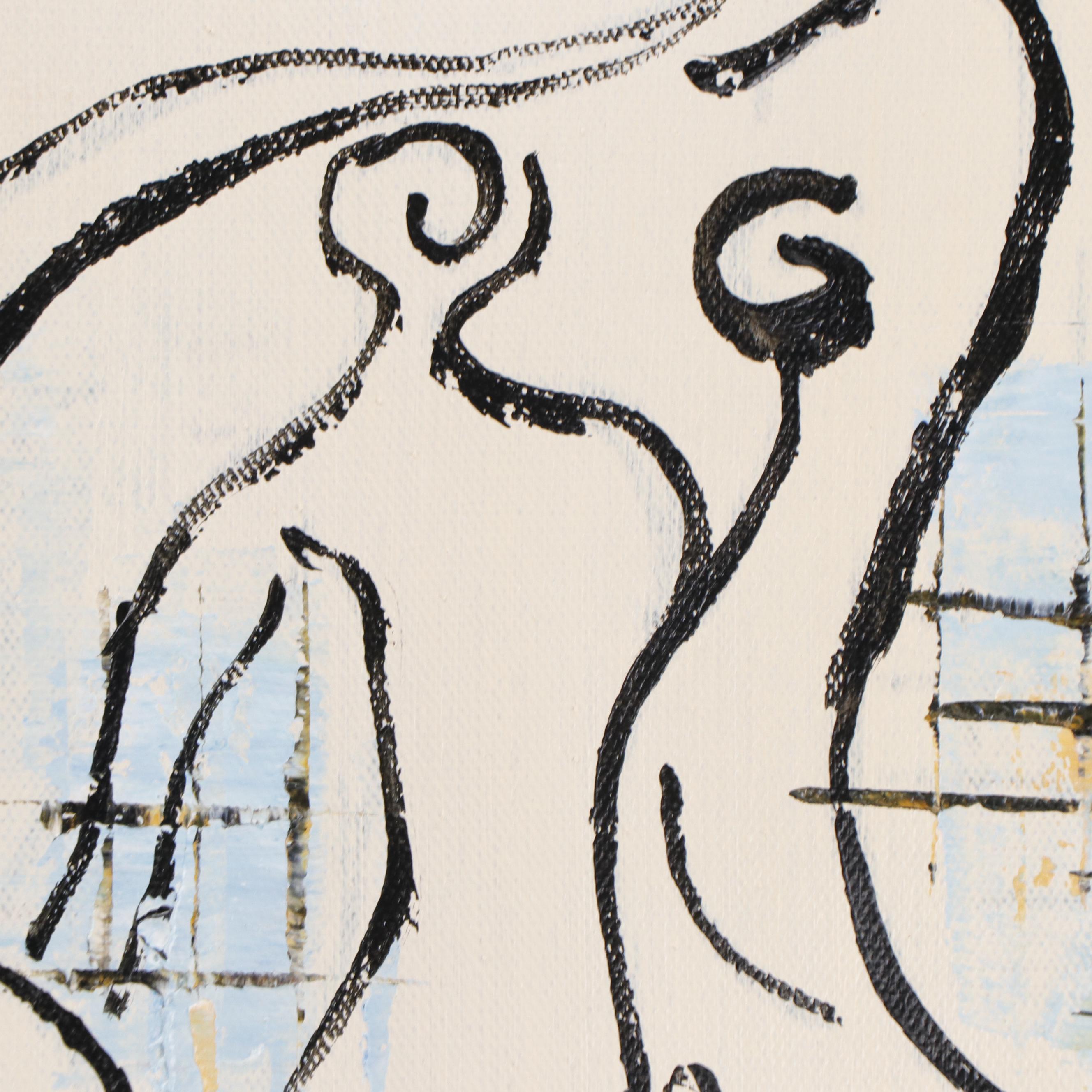 Bing Abstract FIgurative Oil Painting, 21st Century | EBTH