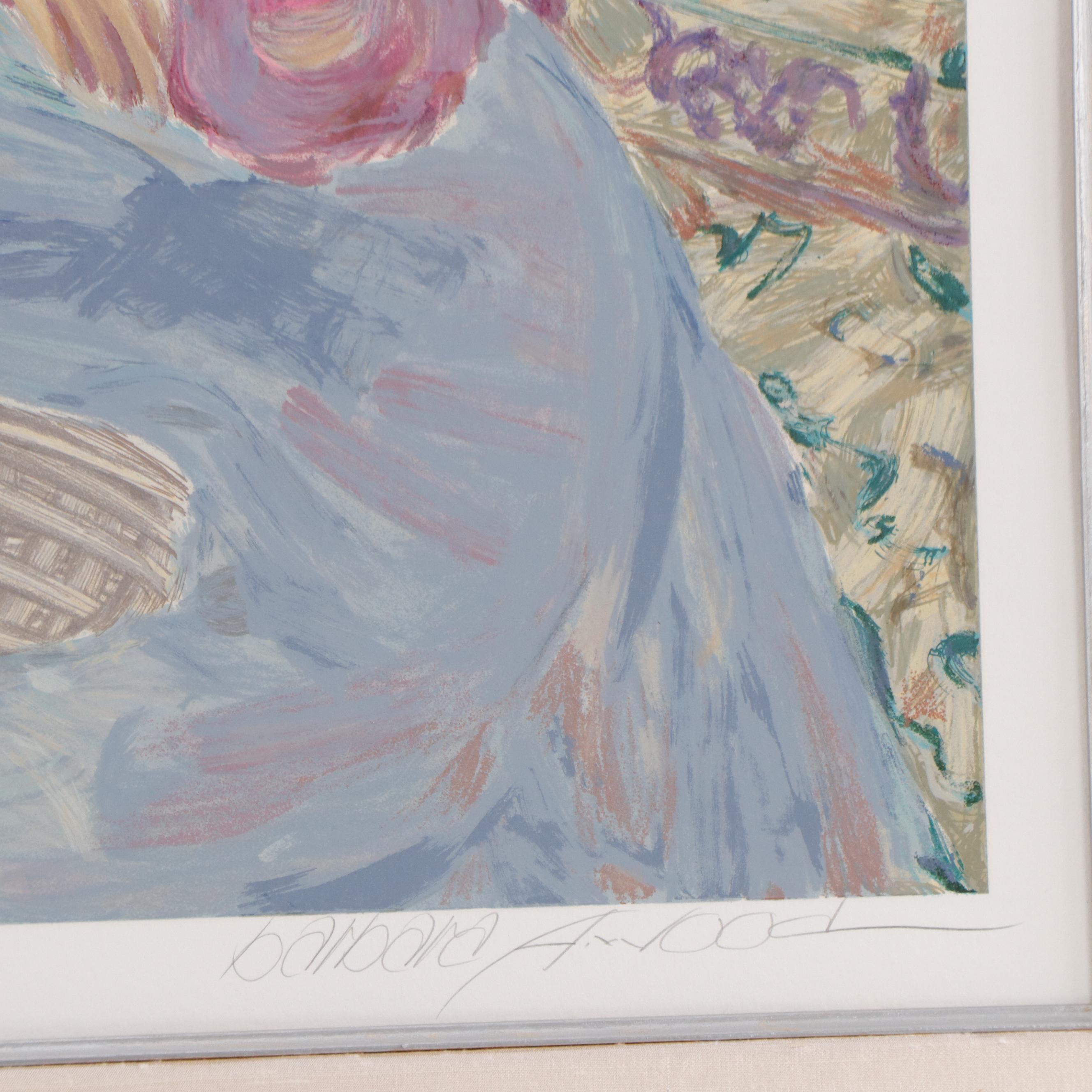 Barbara A. Wood Serigraph "The Garden Room," 1992 | EBTH