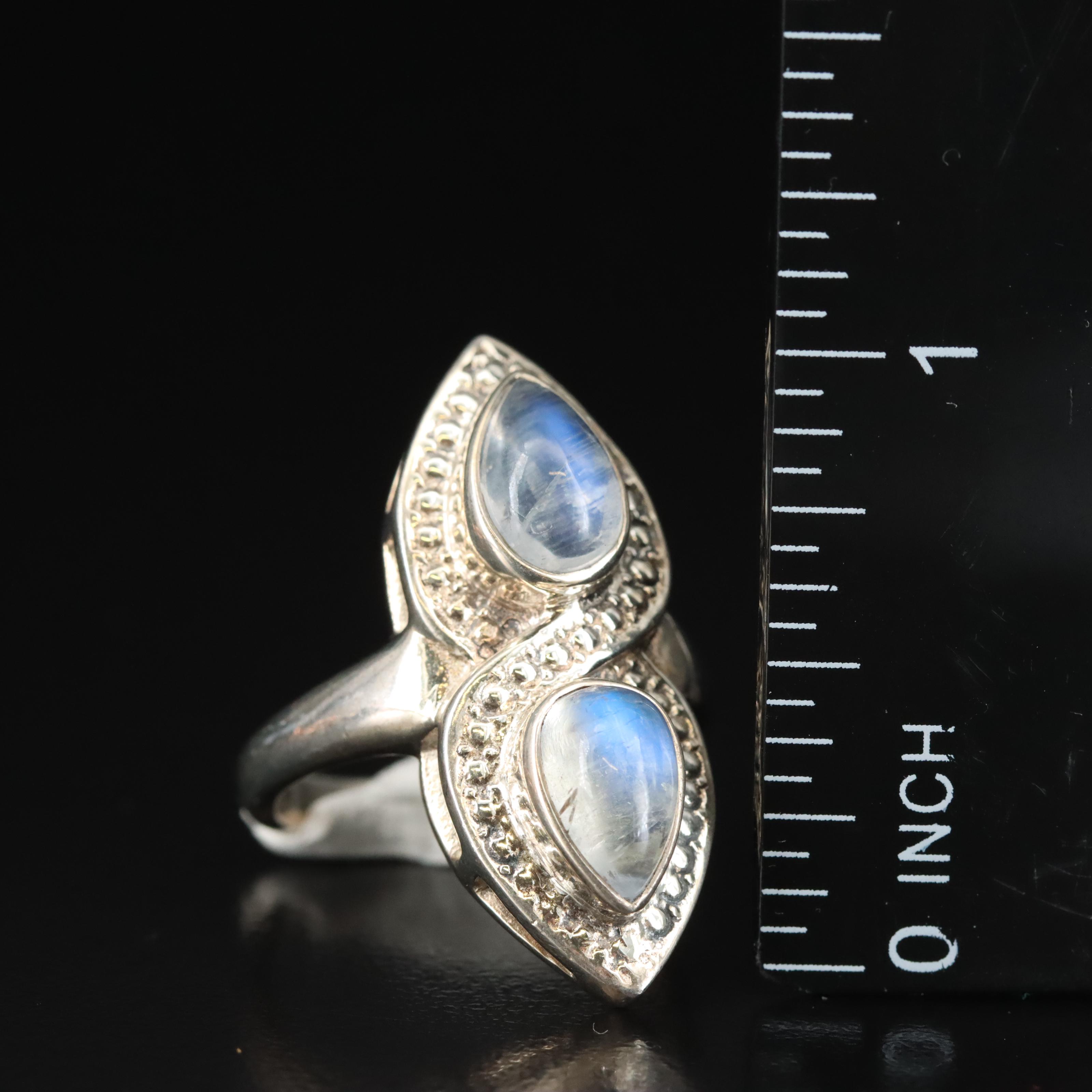 Rings Including Nicky Butler Sterling Rainbow Moonstone, Labradorite ...
