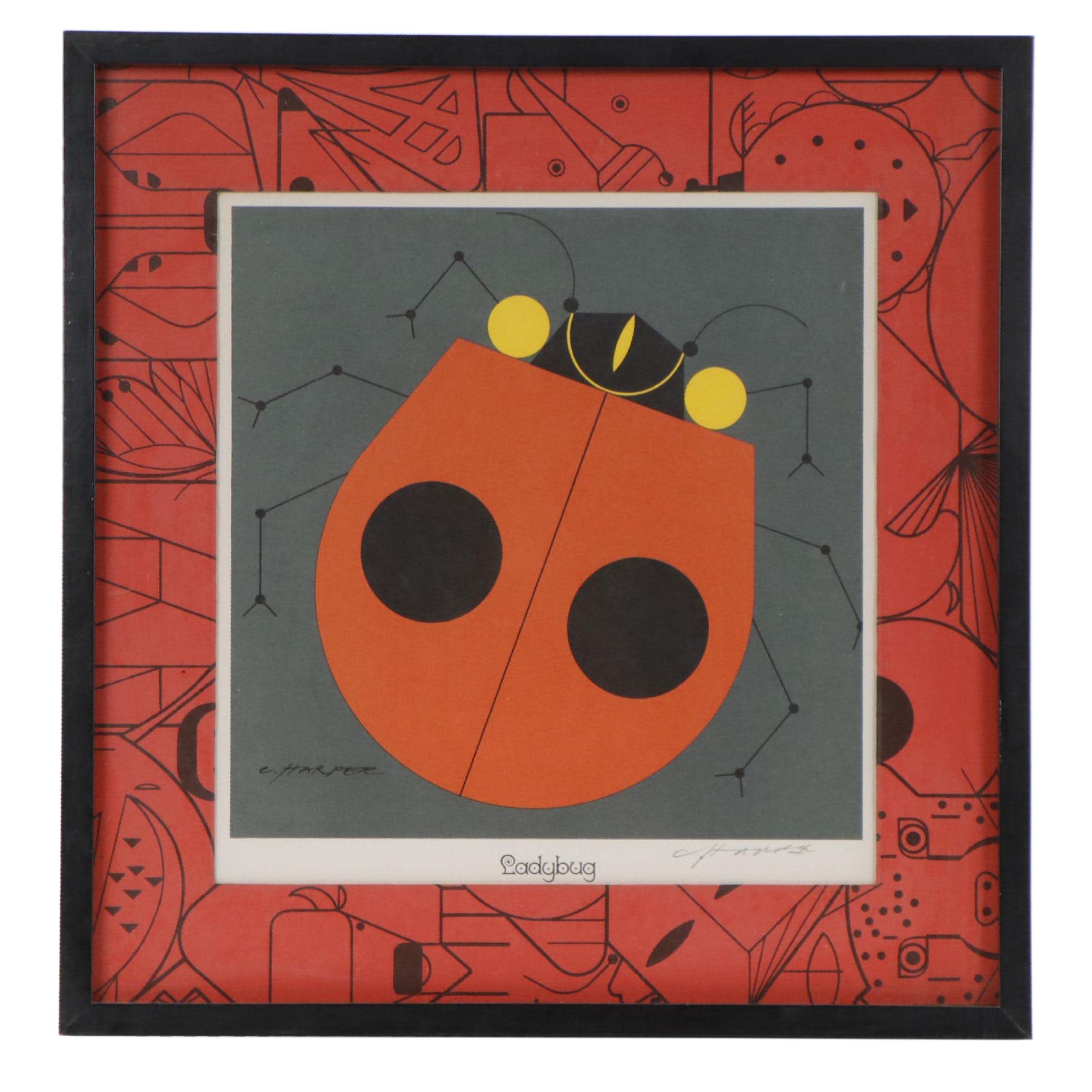 Charley Harper Lithograph "Ladybug" | EBTH