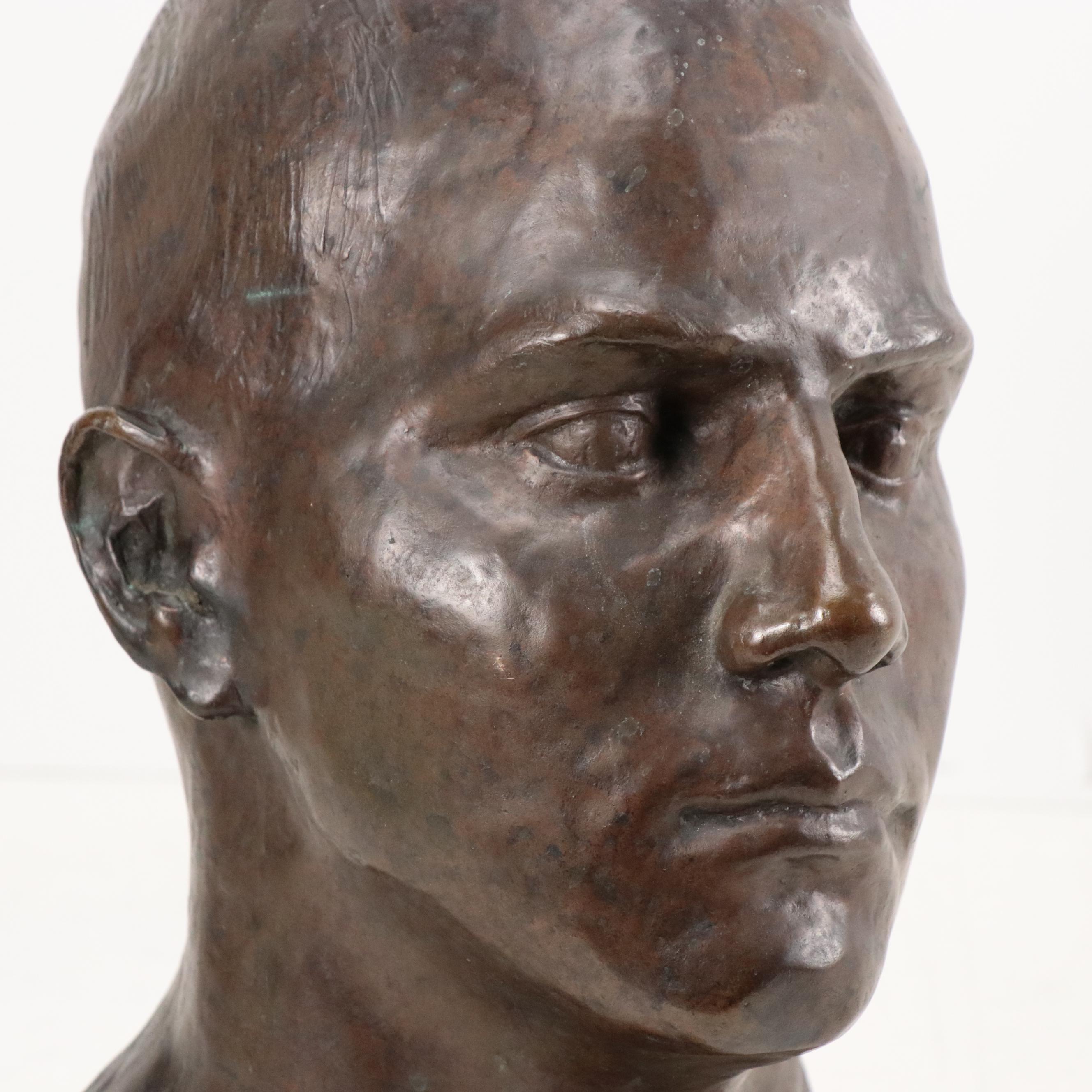 Gary Ross Cast Bronze Male Bust | EBTH