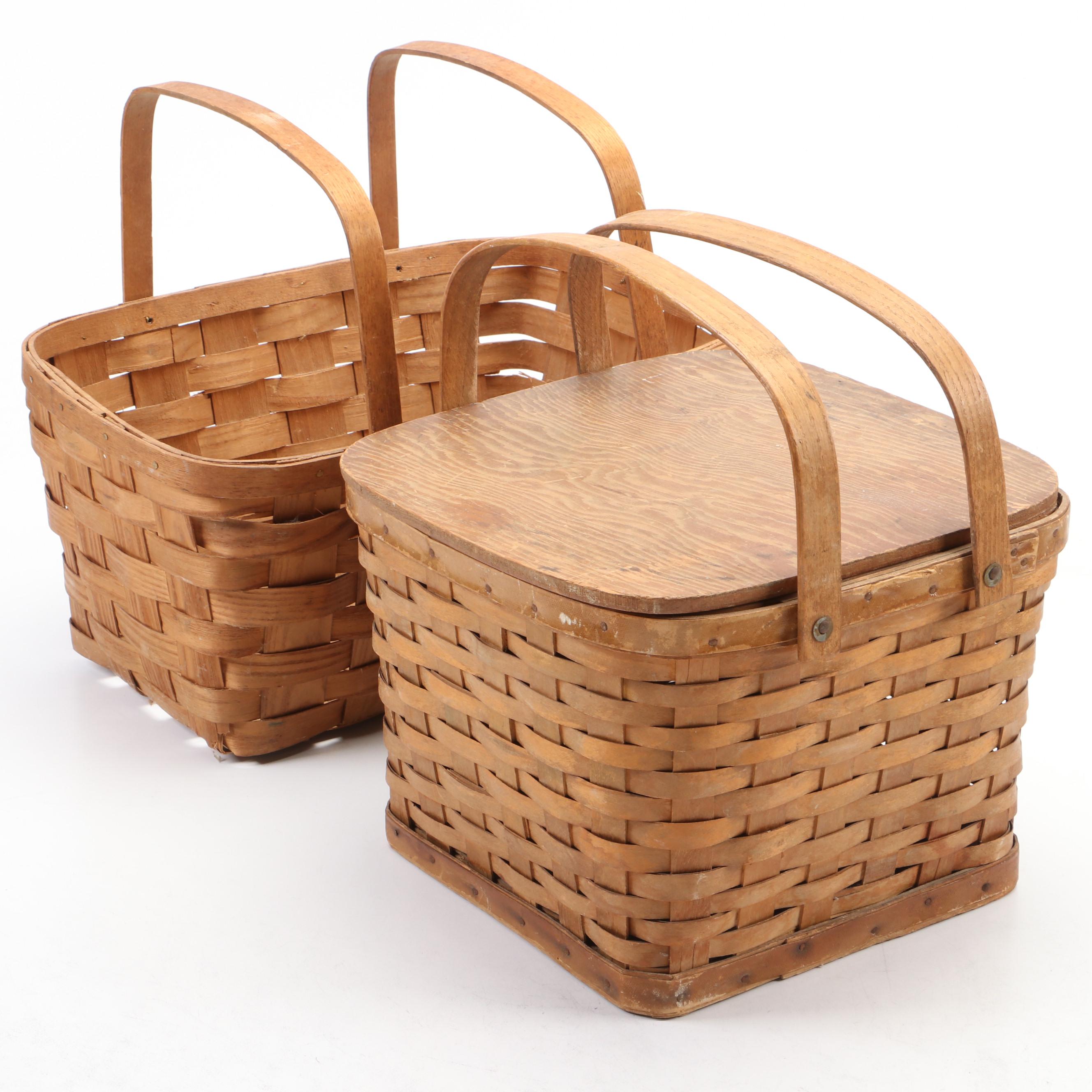 Longaberger Split Wood Baskets | EBTH