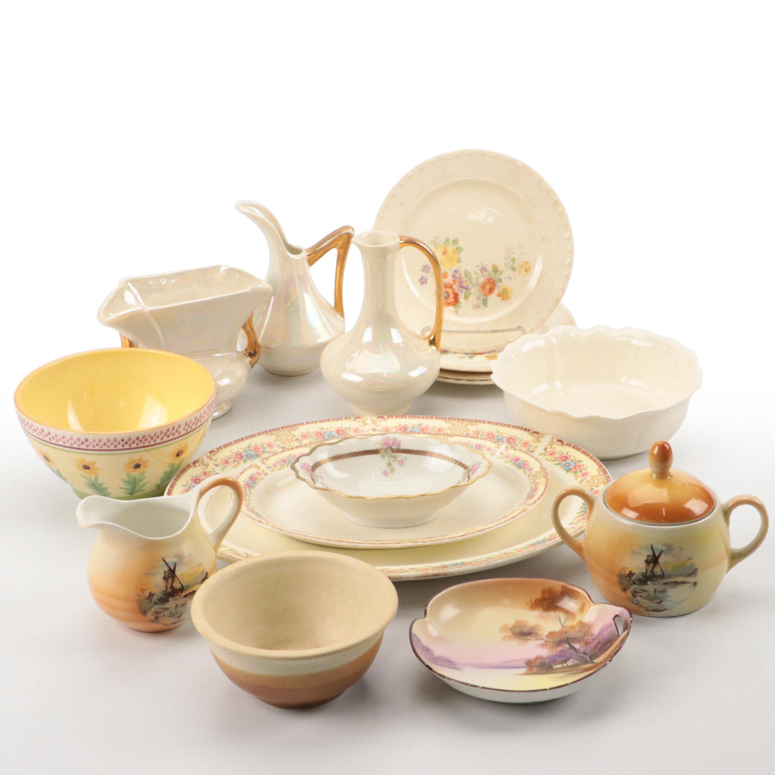 Noritake "Tree in the Meadow" Nappy with Other Ceramic Tableware | EBTH