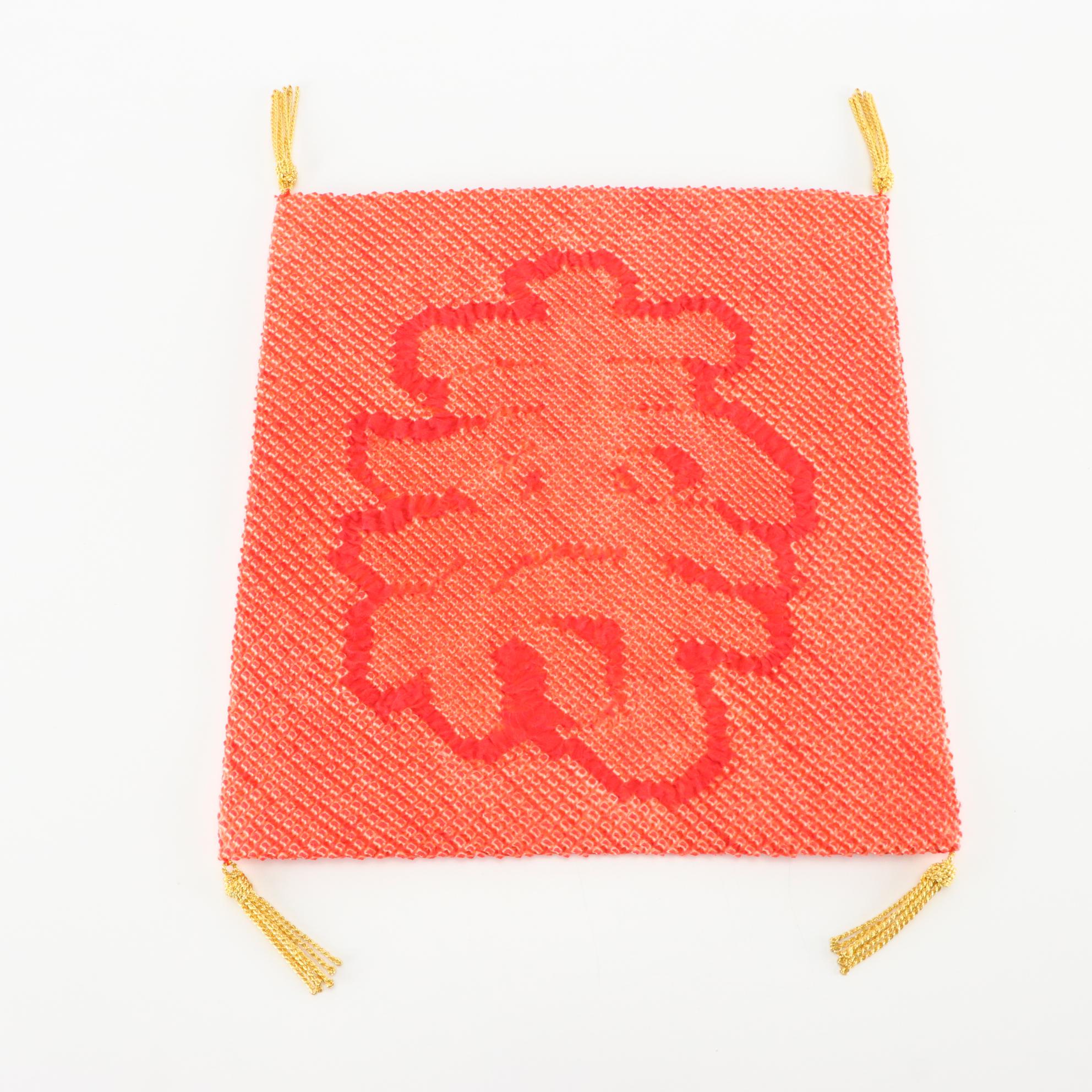 Hanhaba Obi, Seigaiha Katana Case, and Shibori Fukusa | EBTH