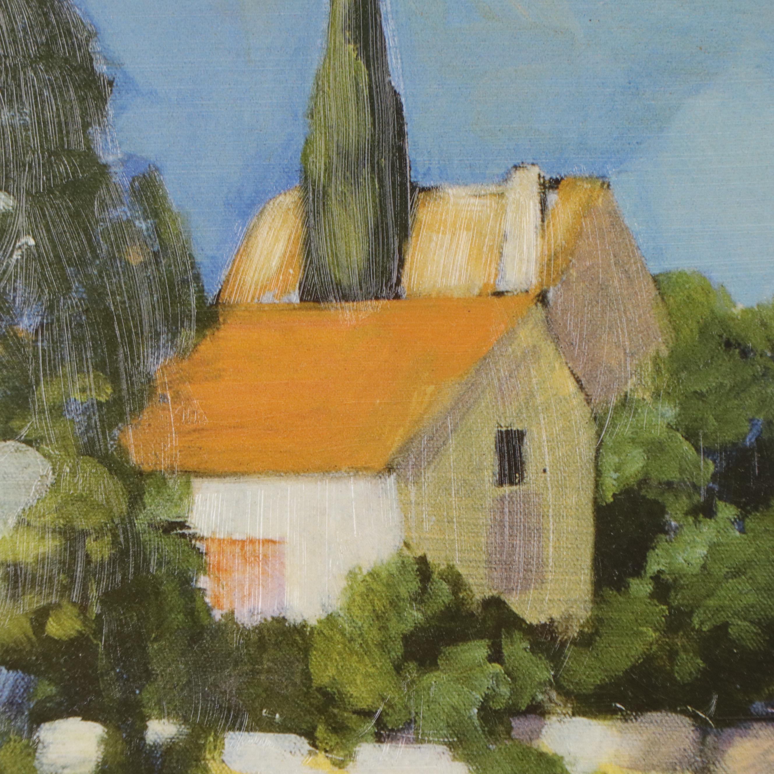 Embellished Offset Lithograph After Phillip Craig "Lavender Fields" | EBTH