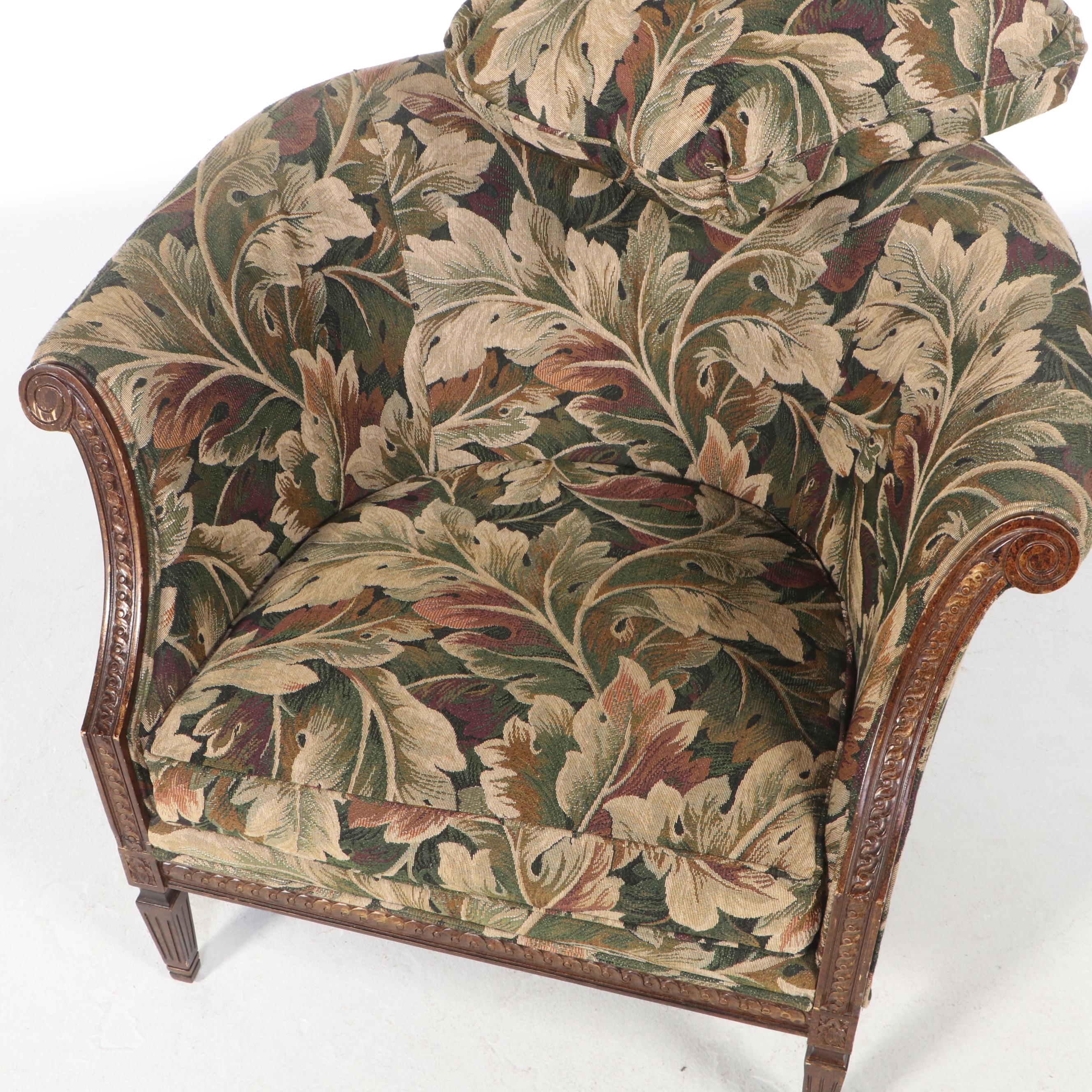 Pair of Woodmark Furniture Custom-Upholstered Armchairs | EBTH