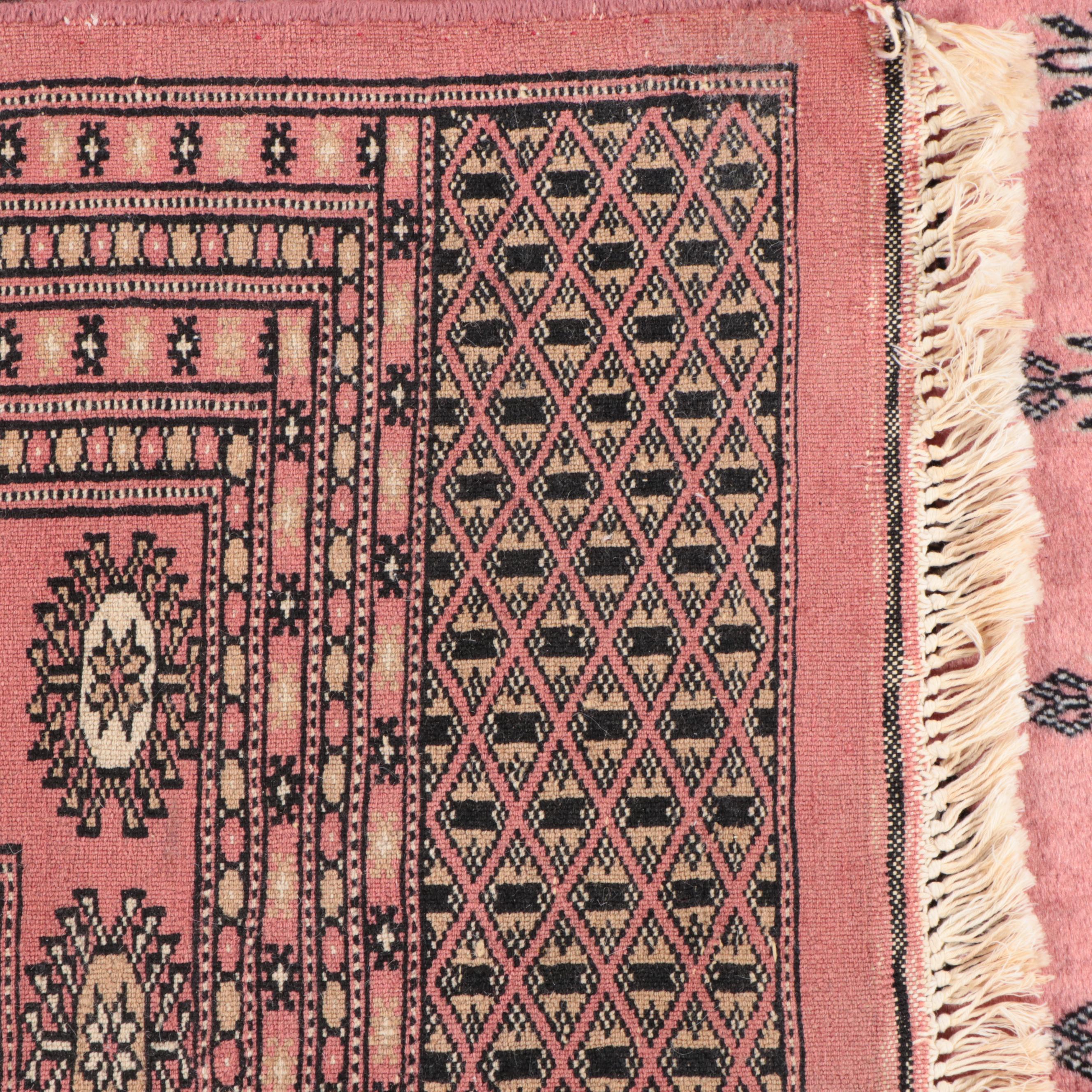 6'2 x 9'3 Hand-Knotted Pakistani Bokhara Area Rug | EBTH