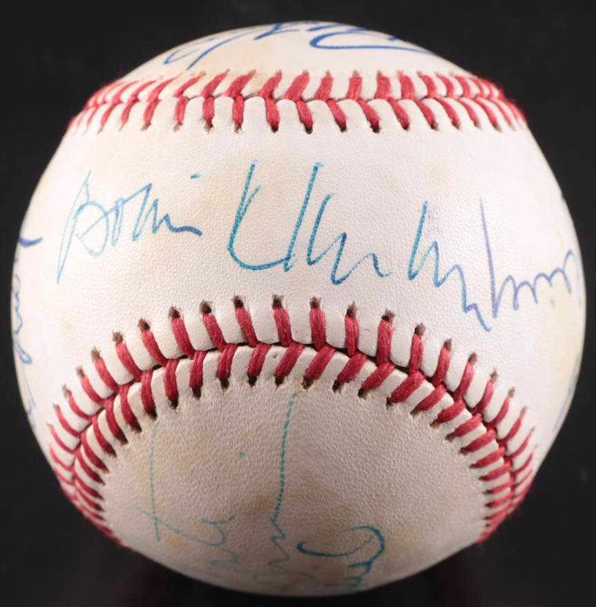 Willie Mays, Stan Musial, Hank Aaron, and More Signed Rawlings Baseball ... Willie Mays, Stan Musial, Hank Aaron, and More Signed Rawlings Baseball ...