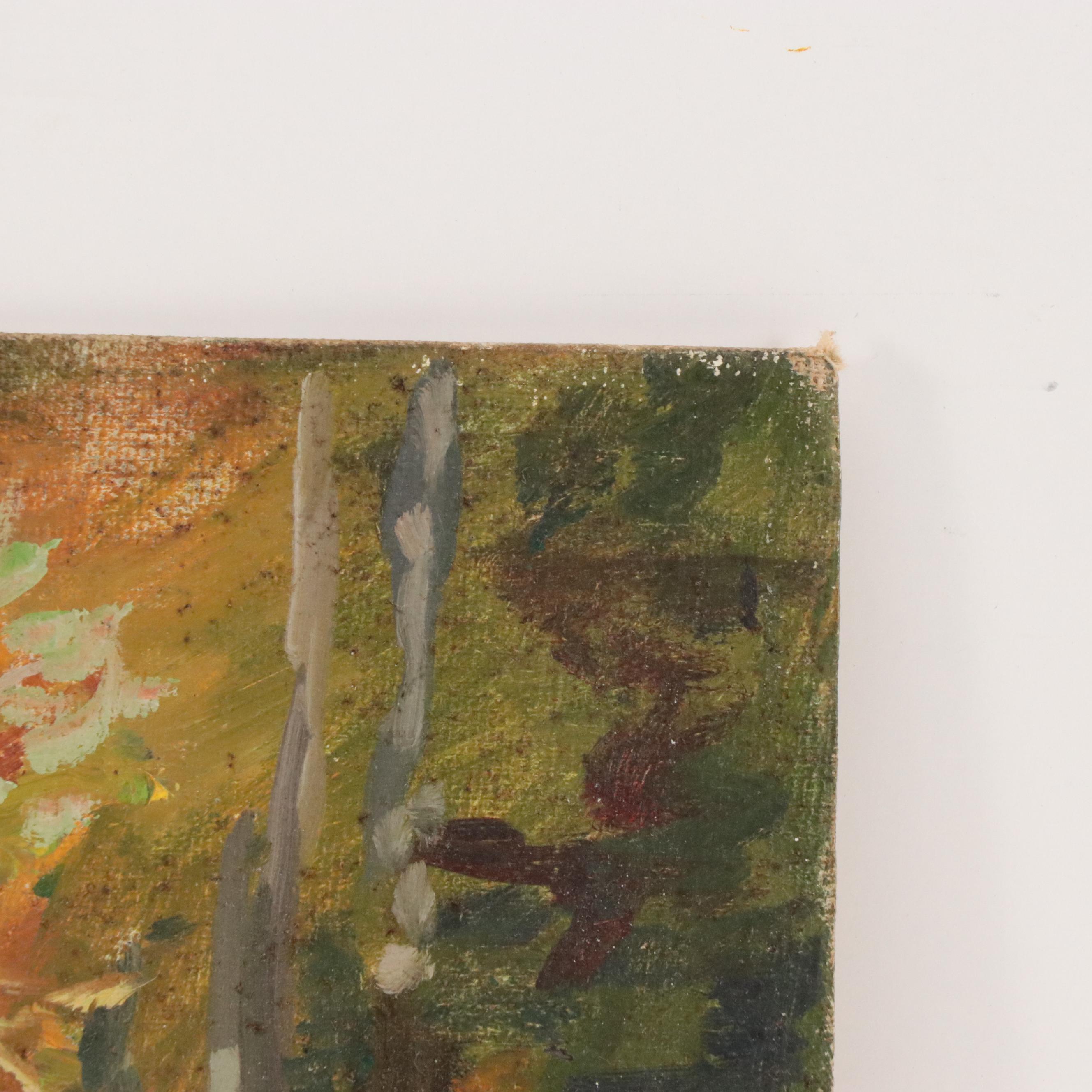 Mai Hoffer Landscape Oil Painting, Mid-Late 20th Century | EBTH