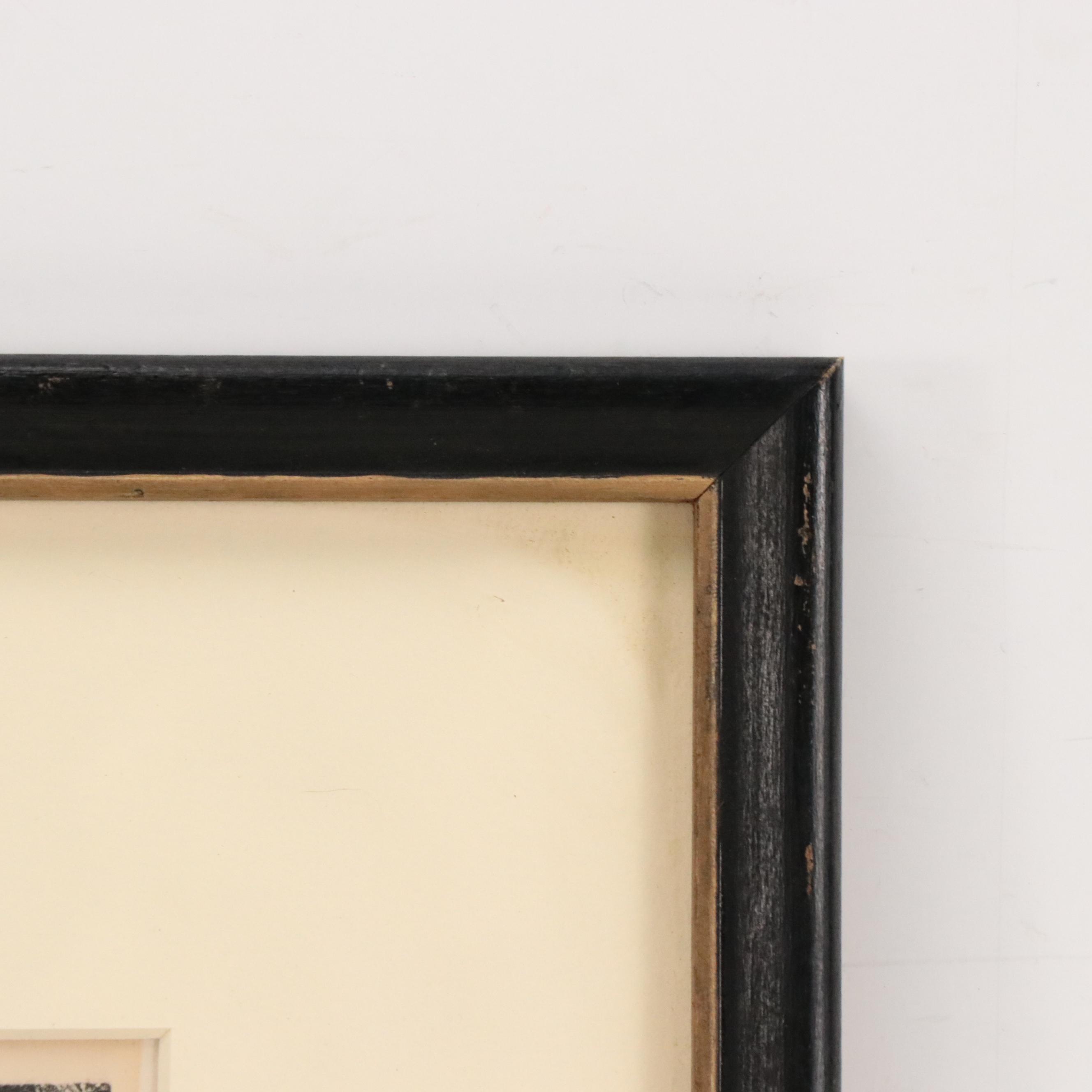 Kathrin Cawein Intaglio Print "Road to McCabe's Barn Pilot Knob NY" | EBTH