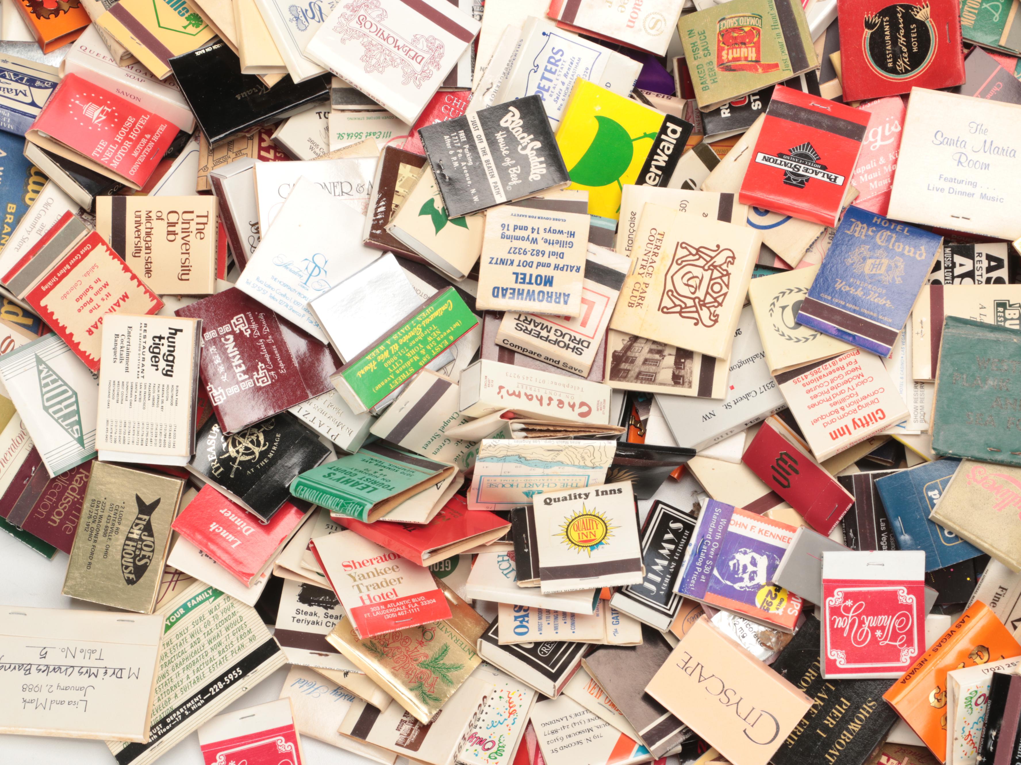 Large Matchbook Collection | EBTH