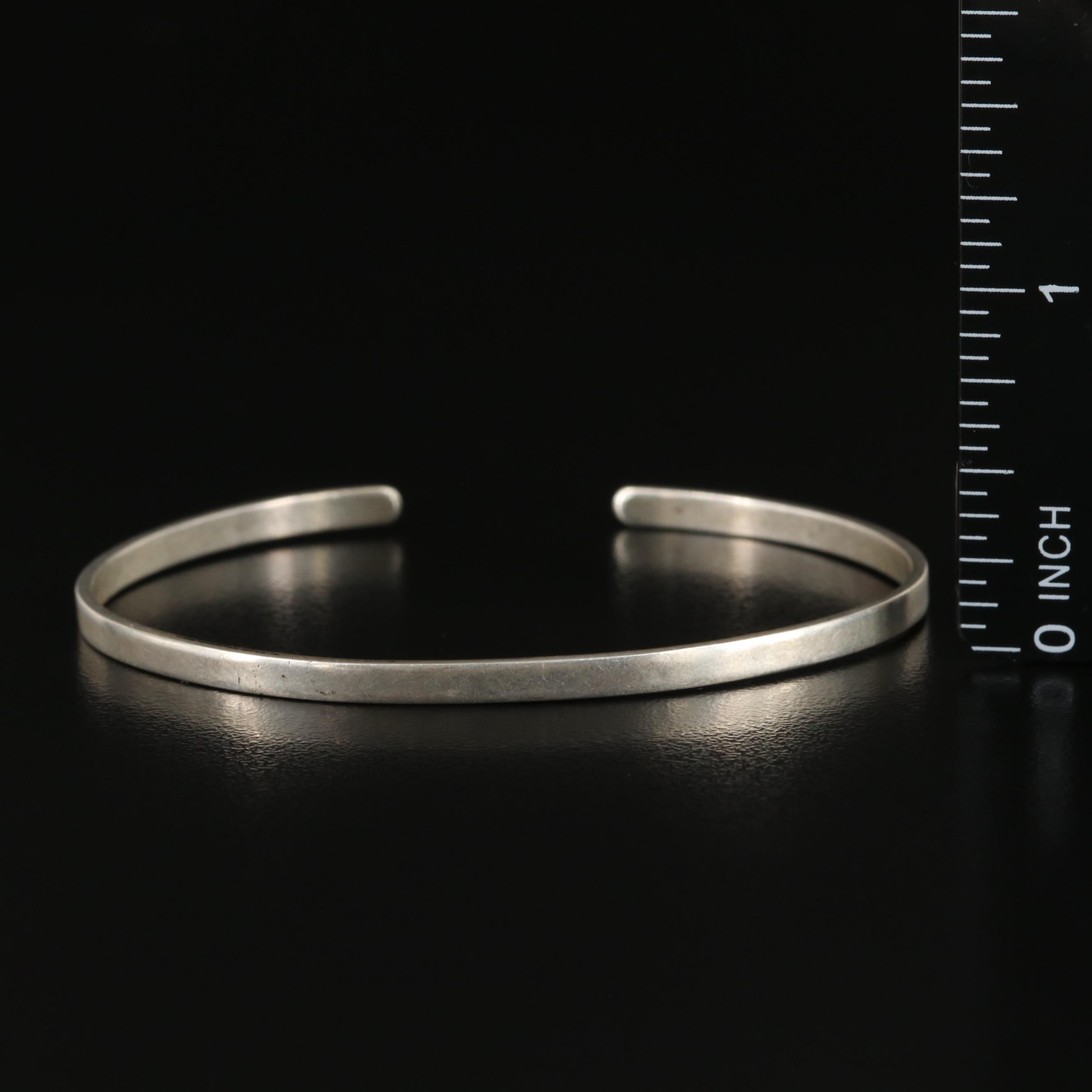 Ed Levin Sterling Cuff | EBTH