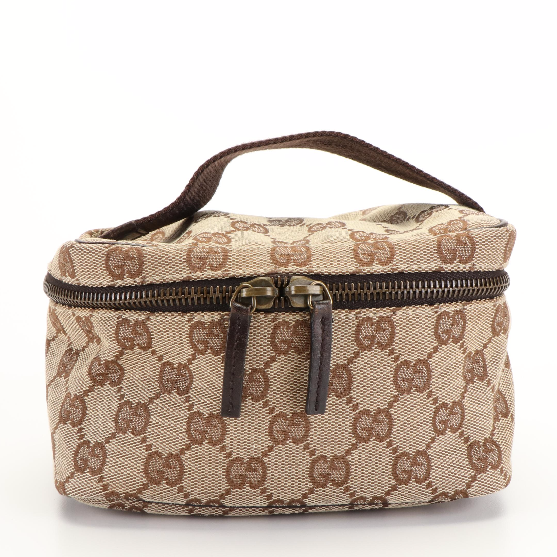 Gucci Vanity Bag in GG Canvas | EBTH