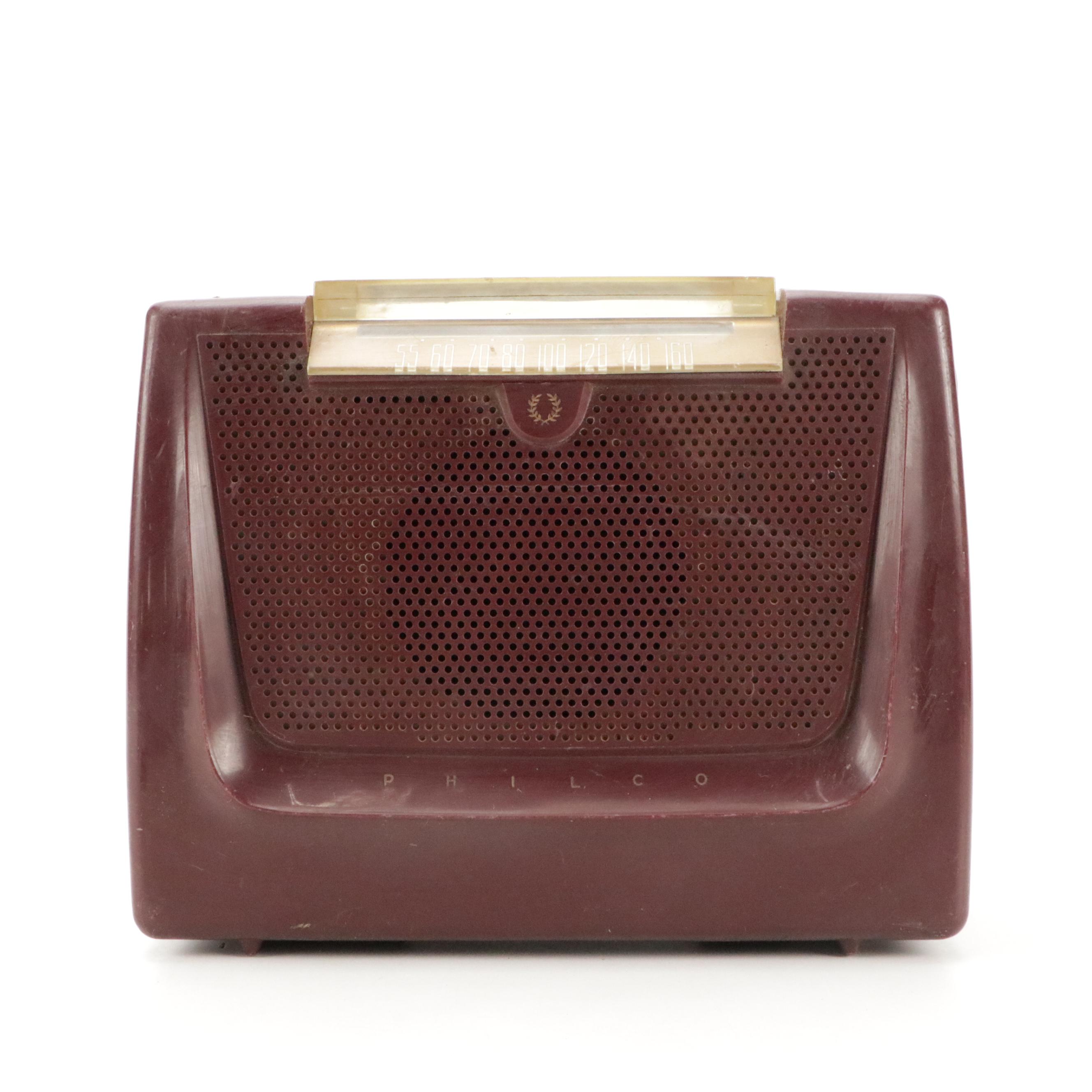 Philco Tabletop Tube Radio, 1951 | EBTH