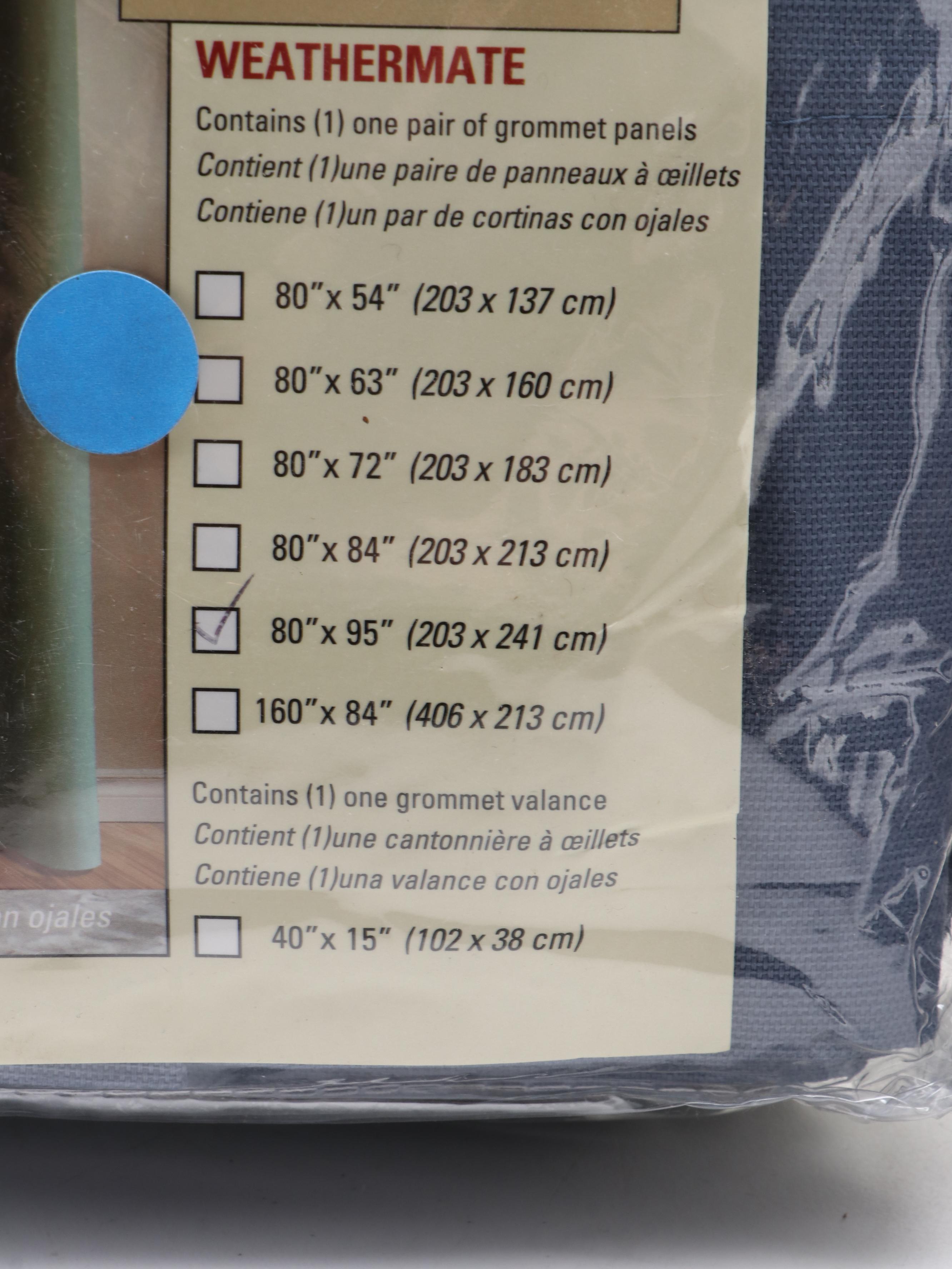 Thermalogic Weathermate Insulated Grommet Curtain Panels in Blue | EBTH