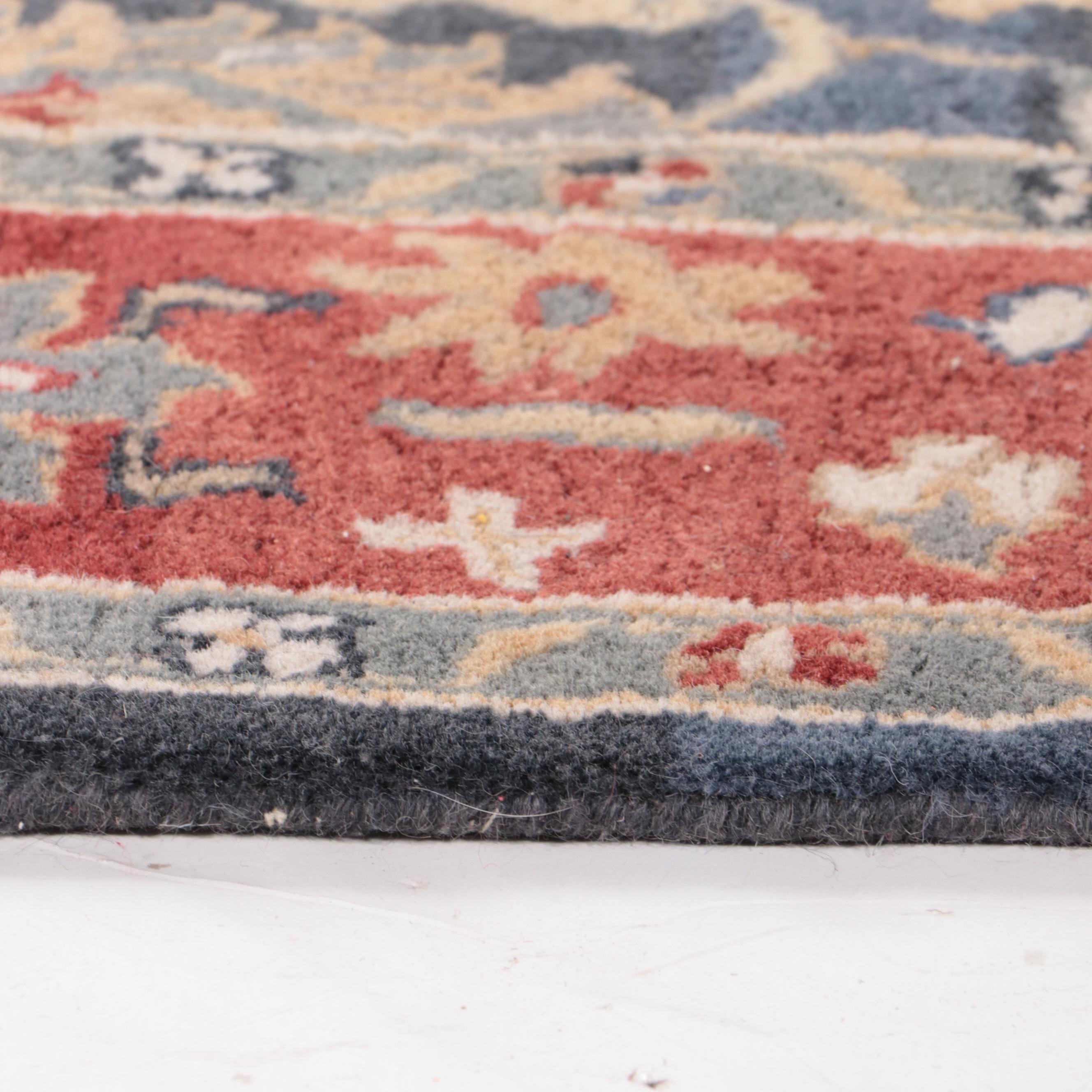 5' x 8'1 Hand-Tufted Pottery Barn Indian "Simon Persian" Area Rug | EBTH