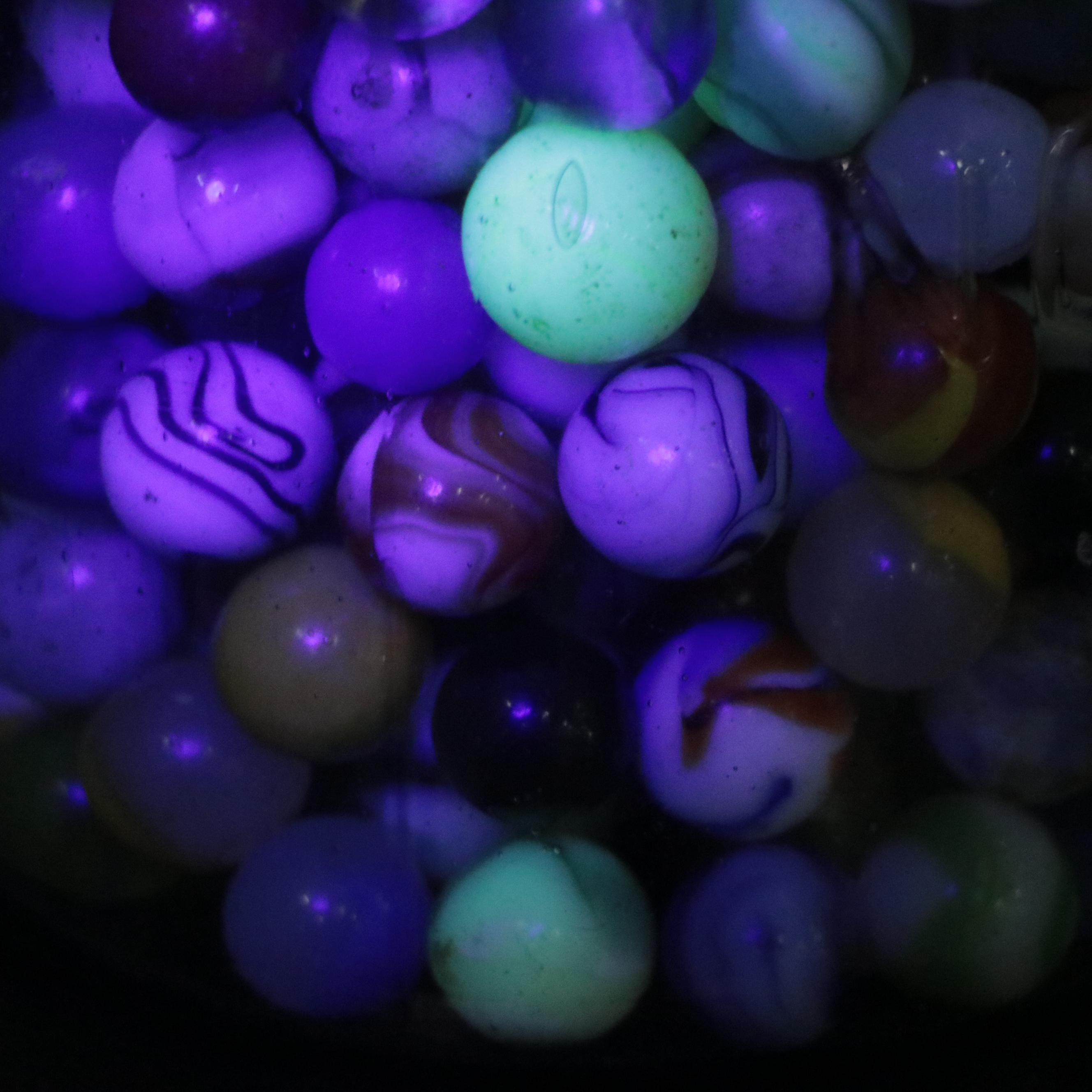 Comets, Tri-Lites, and More Handmade and Machine Made Marbles in Hazel ...