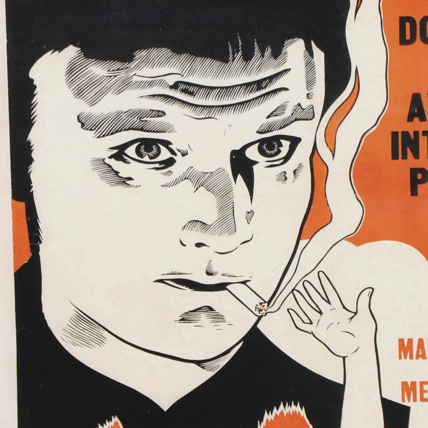 Offset Lithograph of Cannabis Propaganda Poster Offset Lithograph of Cannabis Propaganda Poster