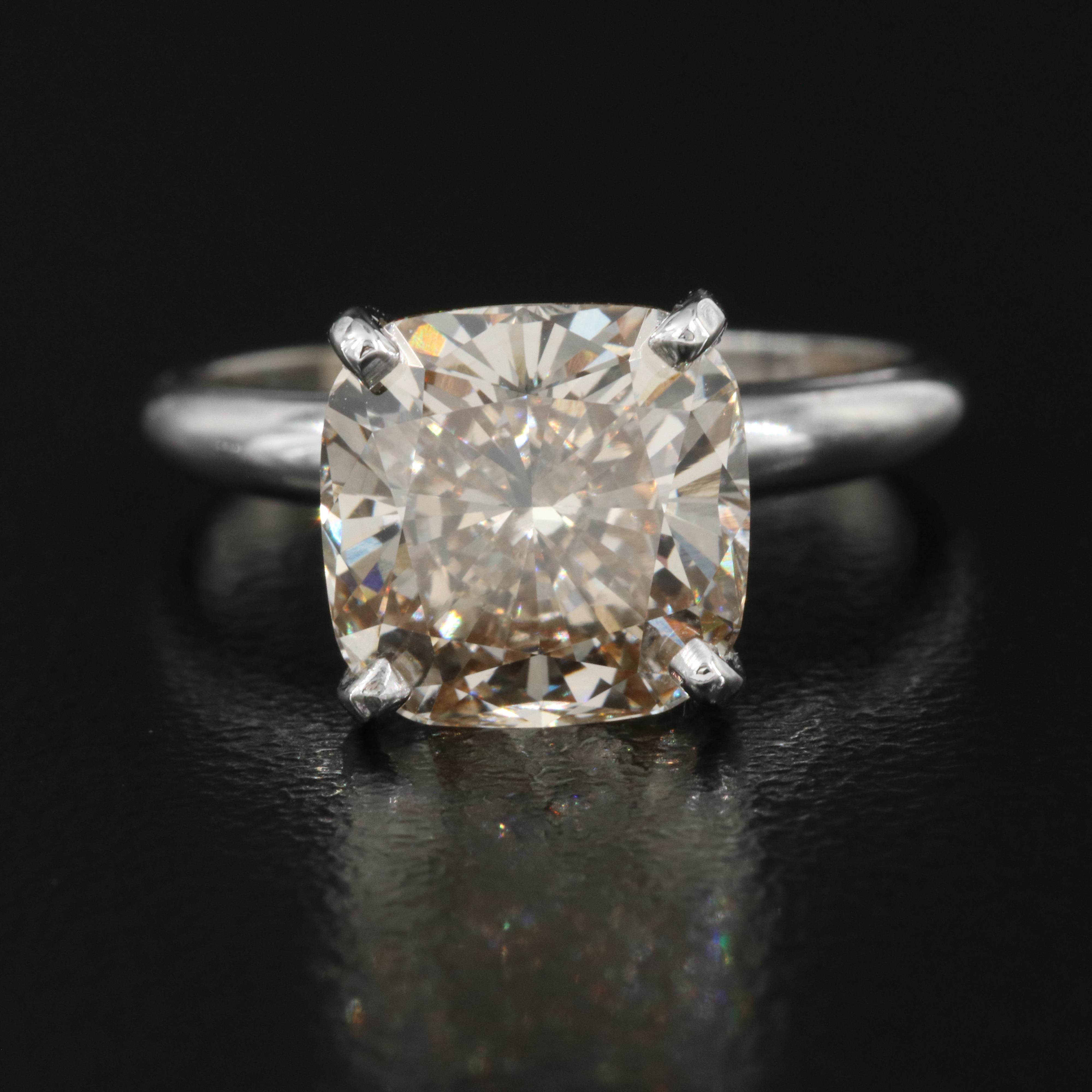 14K 4.16 CT Diamond Solitaire Ring | EBTH